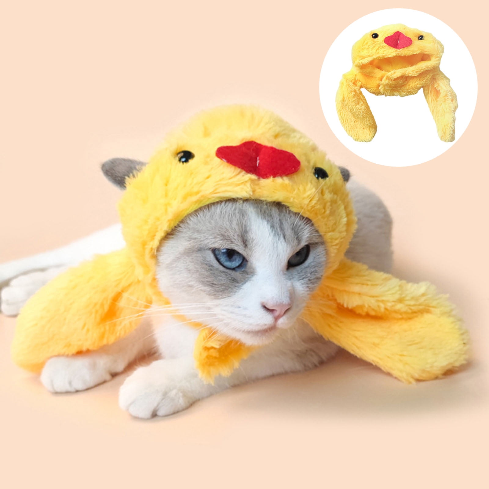 Taolixe Funny Pet Hat Duck Cartoon Design Puppy Cats Hat Winter Warm ...