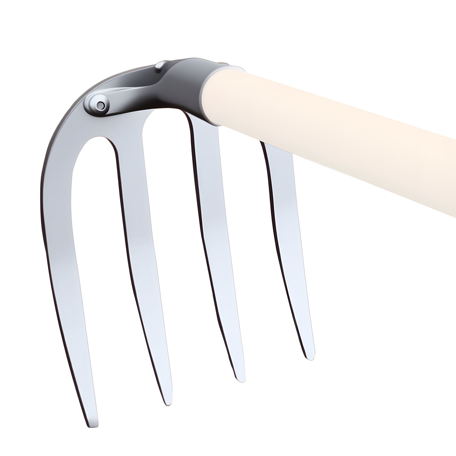 Taolixe Gardening Weeder Puller Four-Teeth Rake Heavy Duty Steel ...