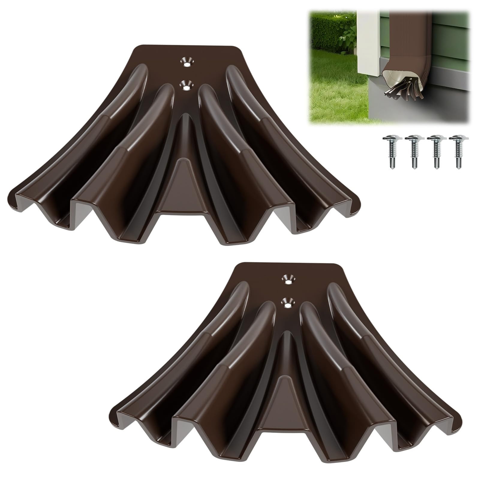 Taolixe Gutter Downspout Diverter Rain Gutter Disperser Gutter ...