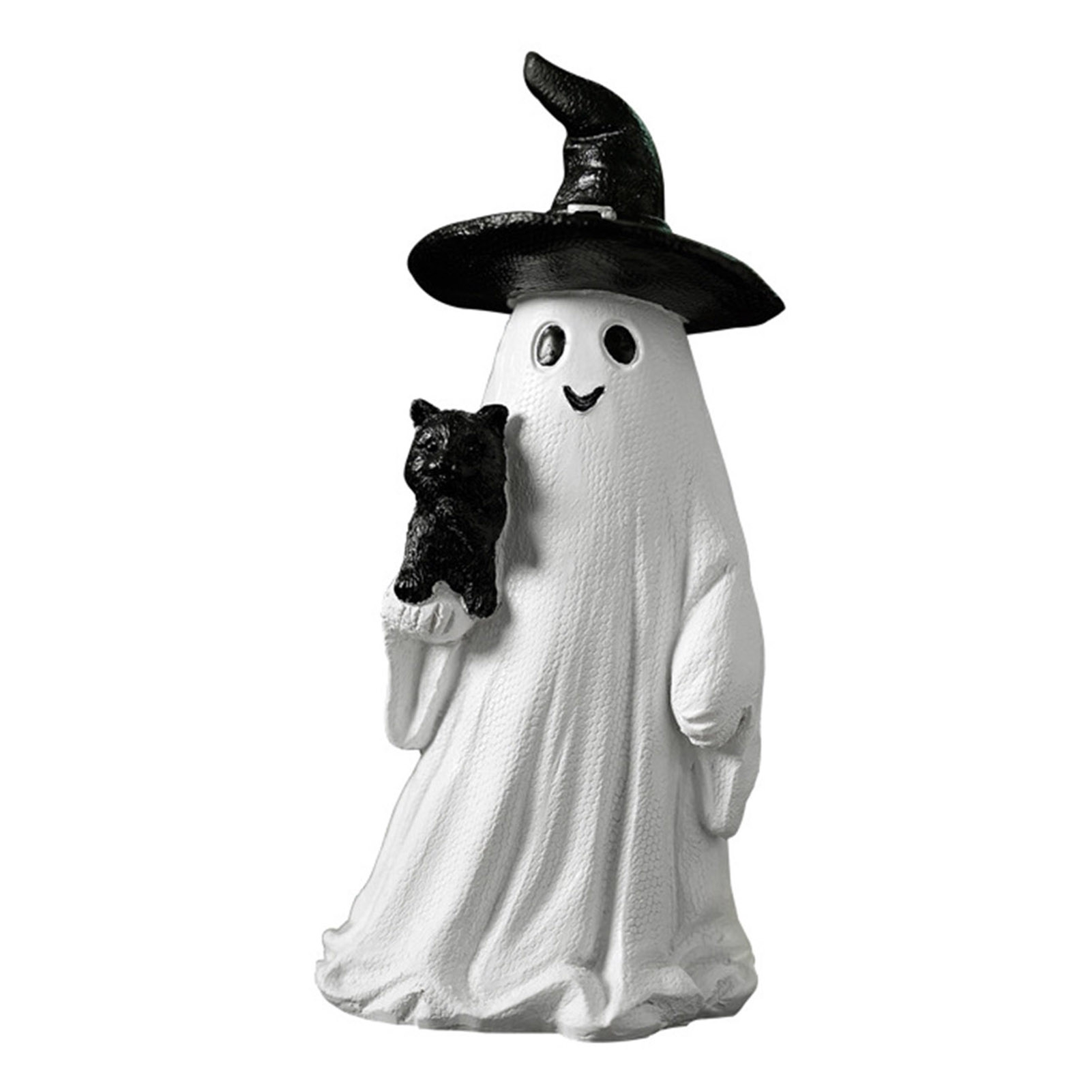 Taolixe Halloween Ornament Ghost Witch Hat Pumpkin Design Resin Statue ...