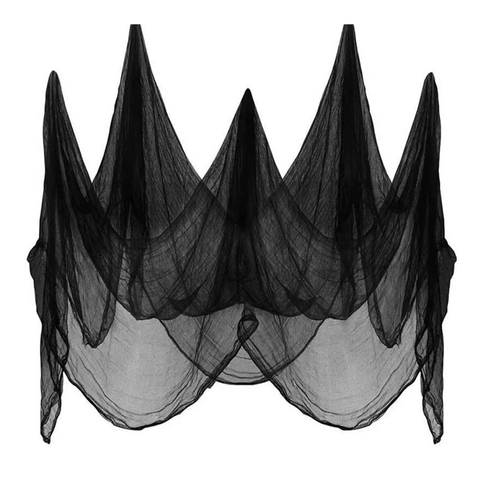 Taolixe Halloween Gauze Cloth Creepy Blood/Black/White Fabric Gauze for ...