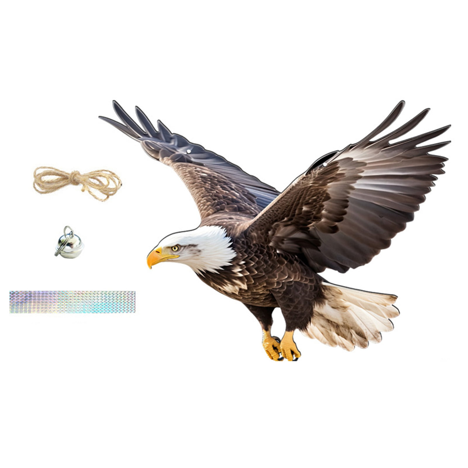 Taolixe Hanging Fake Owl 2D Flat Owl Decoy with Reflective Tape Eagle ...