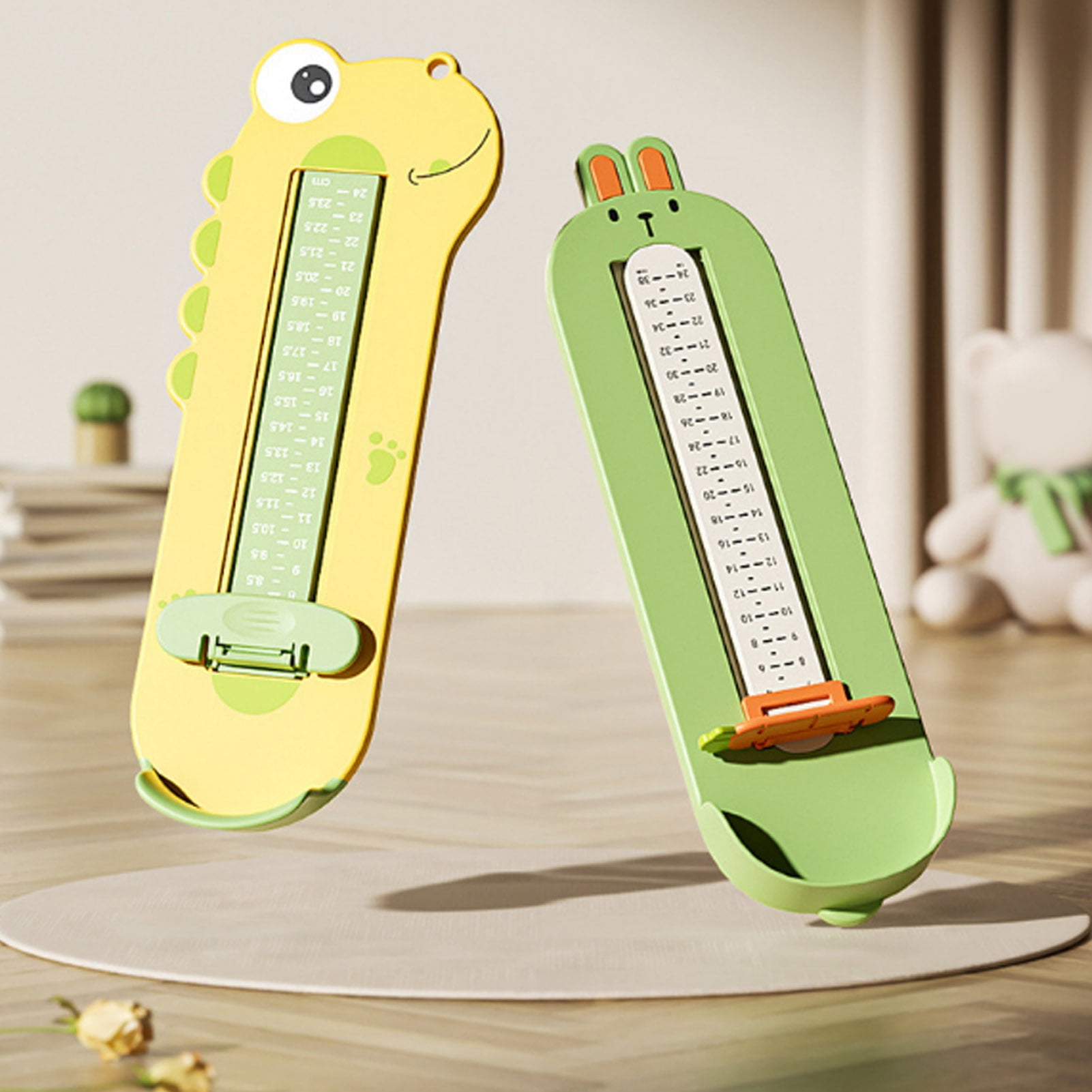 Taolixe Kids Foot Measuring Device Cartoon Dinosaur Rabbit Infant Boys ...