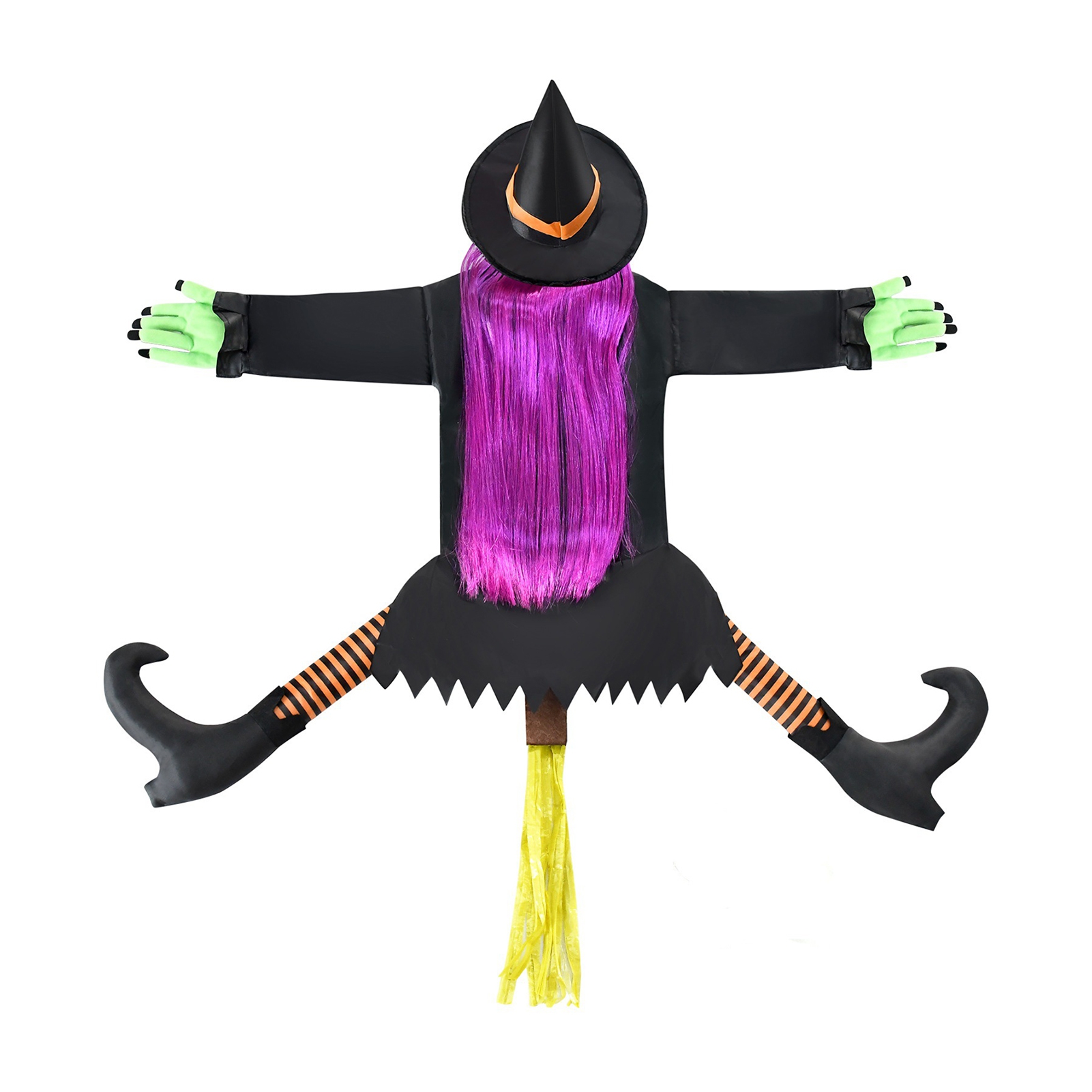Taolixe Large Crashing Witch Into Tree Halloween Decoration Outside ...