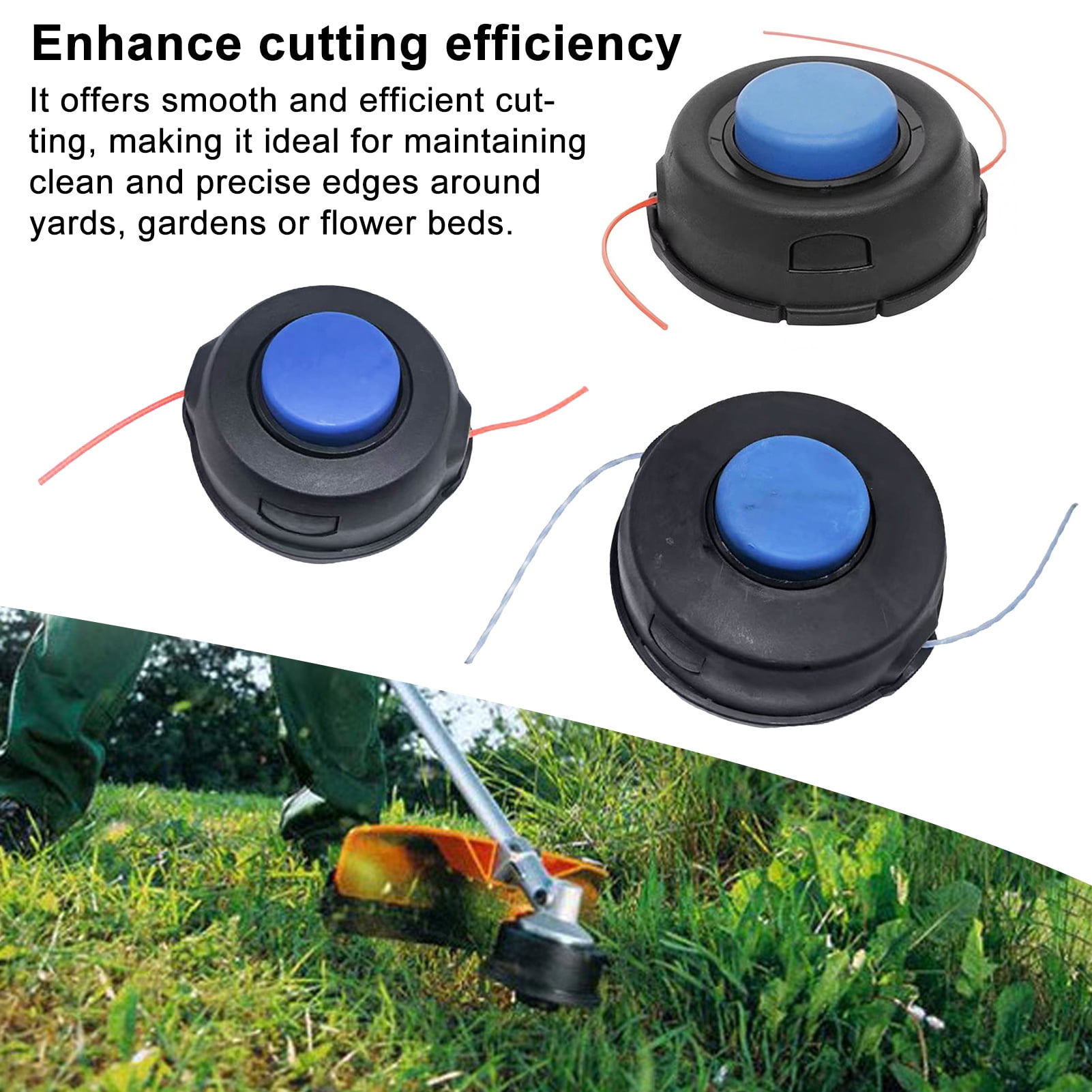 Taolixe Lawn Mower Trimmer Head T25 T35 Trimmer Head for Hus 124l 125l ...