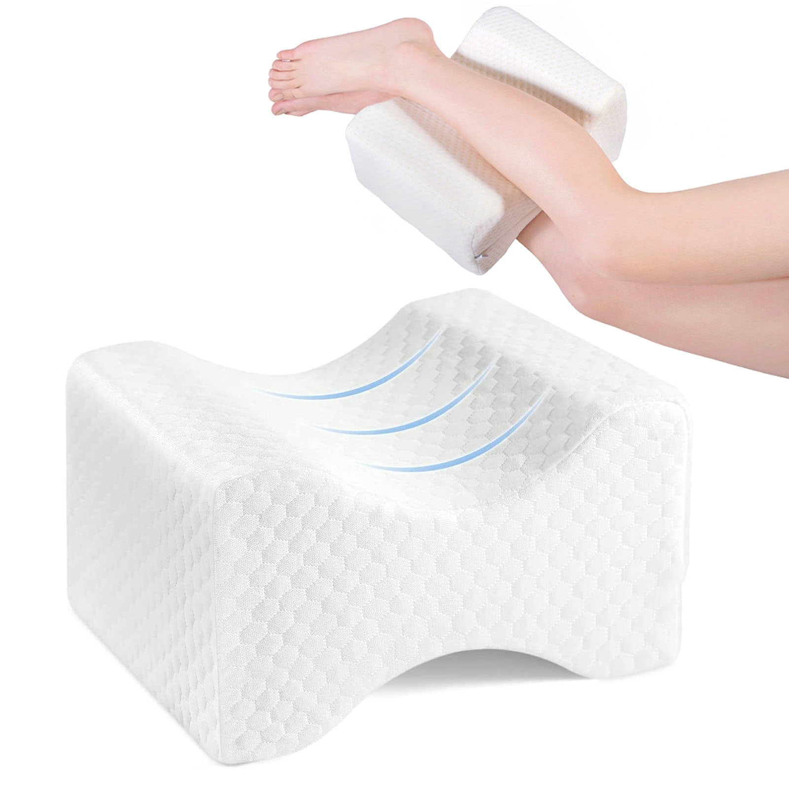 Taolixe Leg Pillow Comfortable Memory Foam Knee Pillow Pressure-relief ...