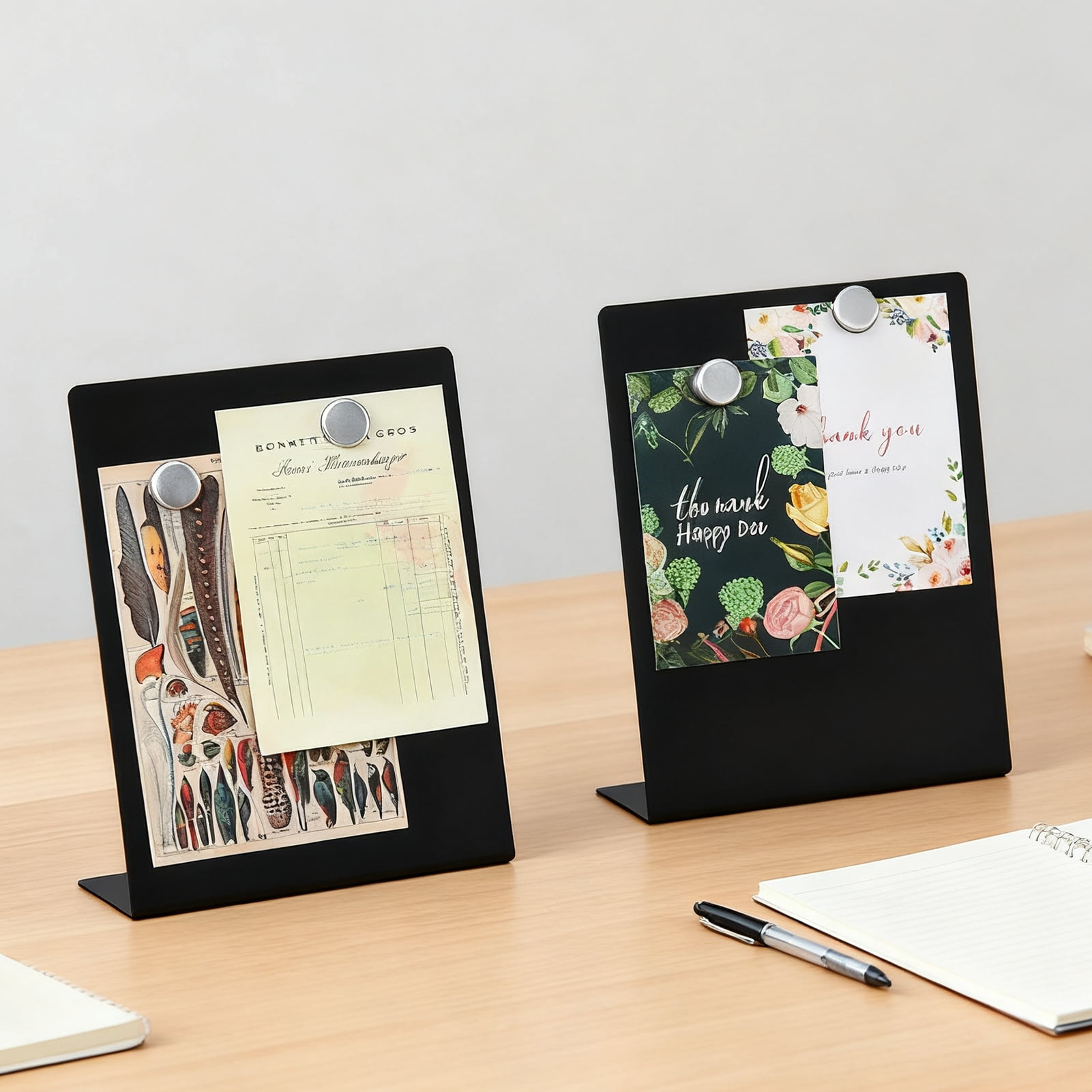 Taolixe Magnetic Message Board Metal Bulletin Board Magnet Display ...
