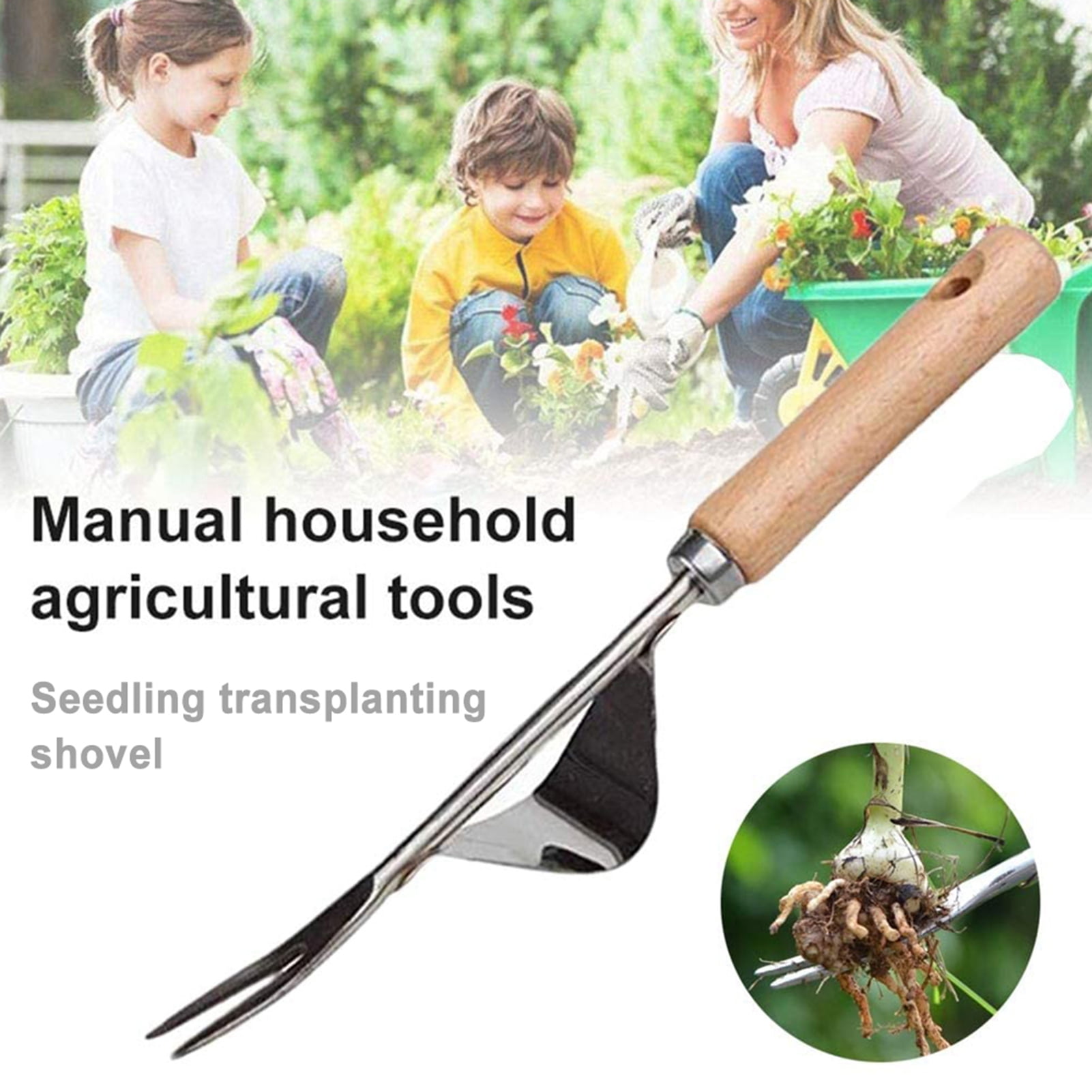 Taolixe Manual Weed Puller Stainless Steel Fork Tip Hand Weeder Weed ...