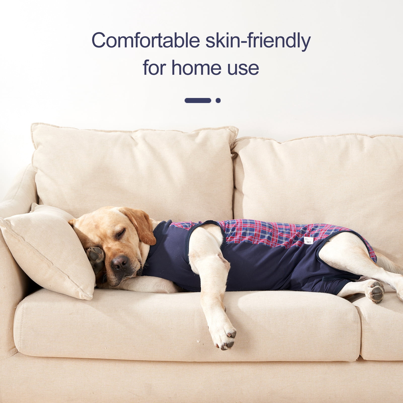 Taolixe Pet Recovery Suit Exquisite Pattern Fade-Resistant Cotton Puppy ...