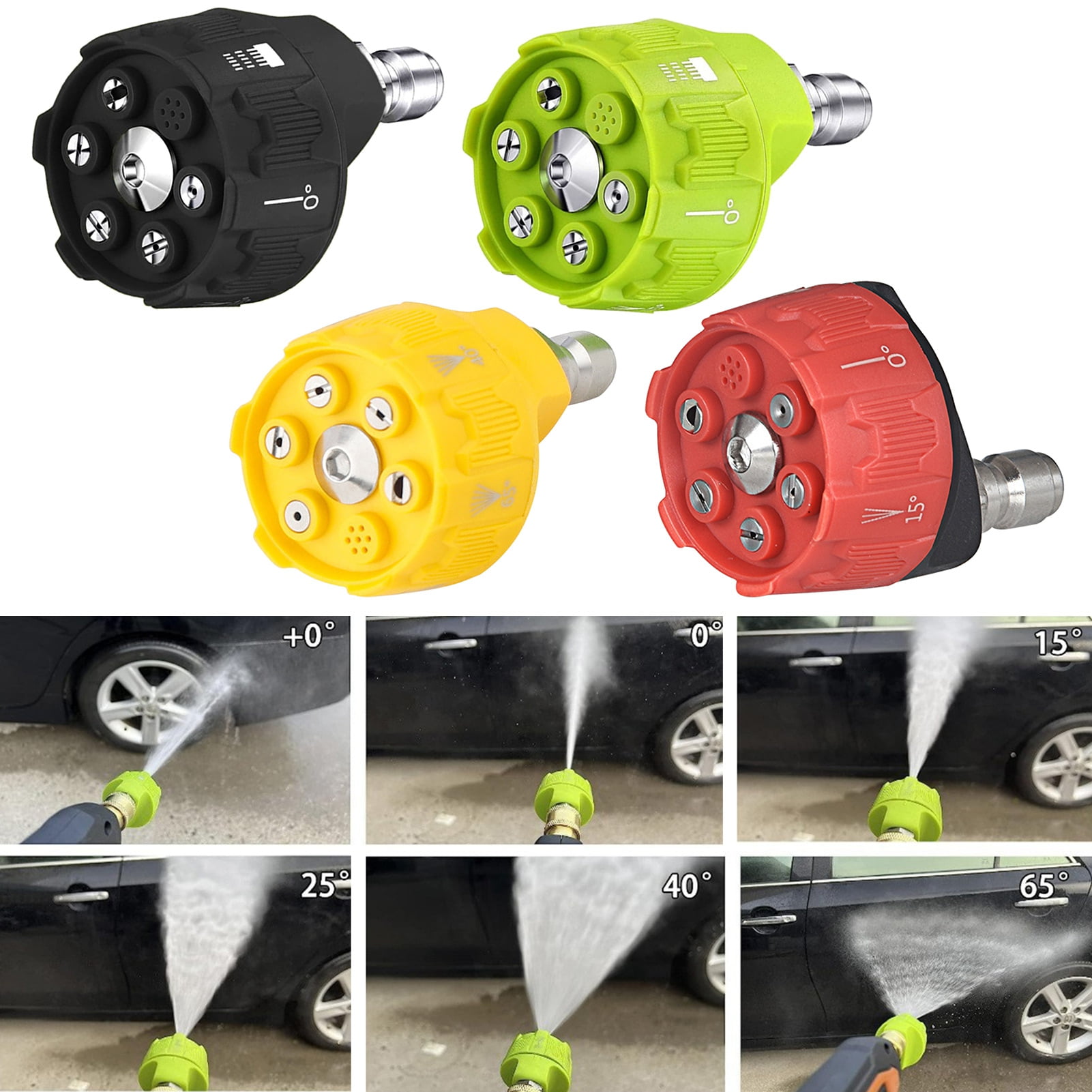 Taolixe Pressure Washer Nozzle 6 in 1 High Pressure Quick Change Over ...