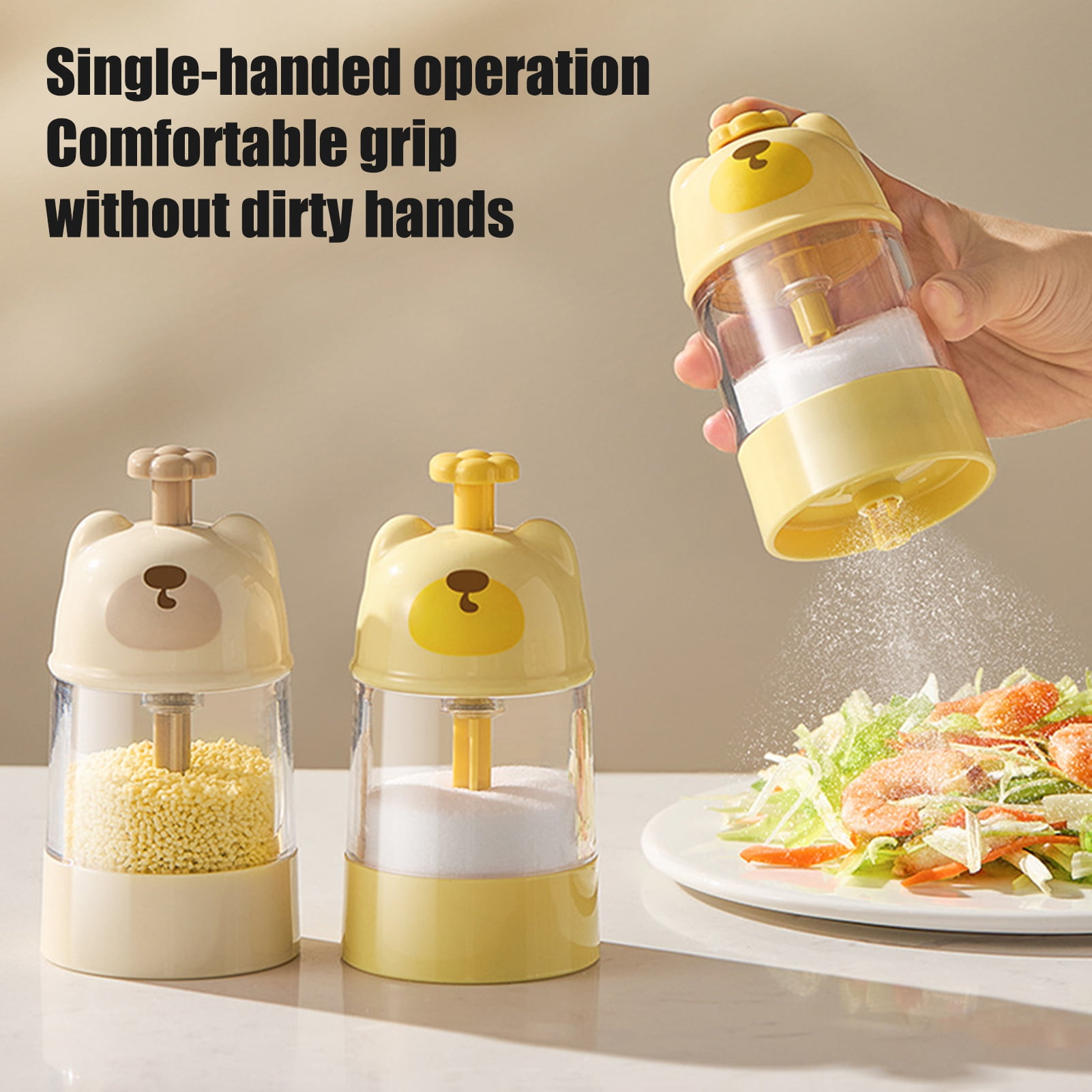 Taolixe Quantitative Salt Control Bottle Seasoning Jar Moisture-proof ...