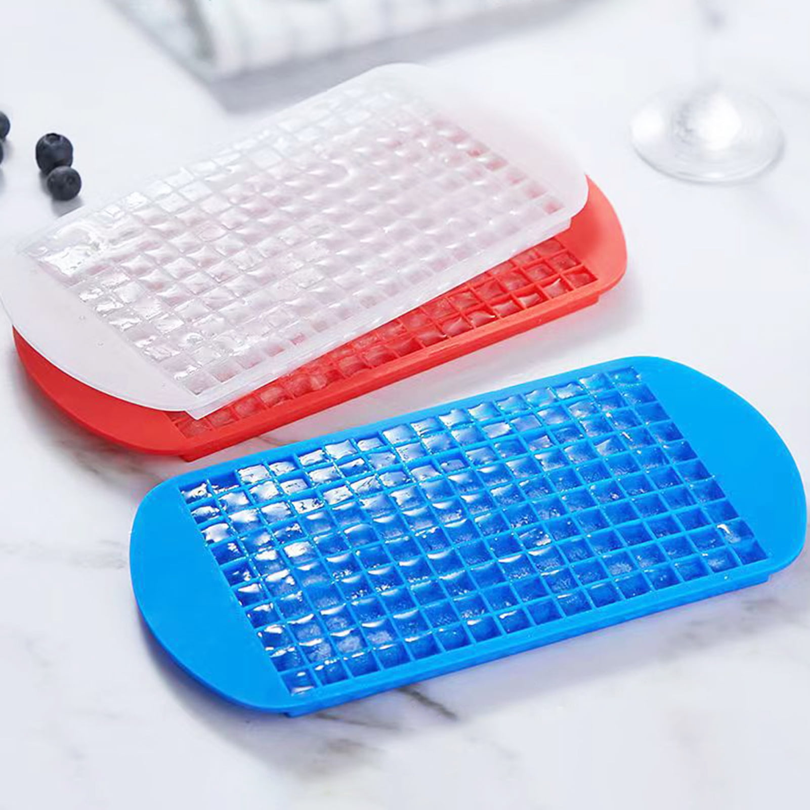 Taolixe Silicone Mini Ice Cube Tray 160 Small Cubes Visual Sensory Ice ...