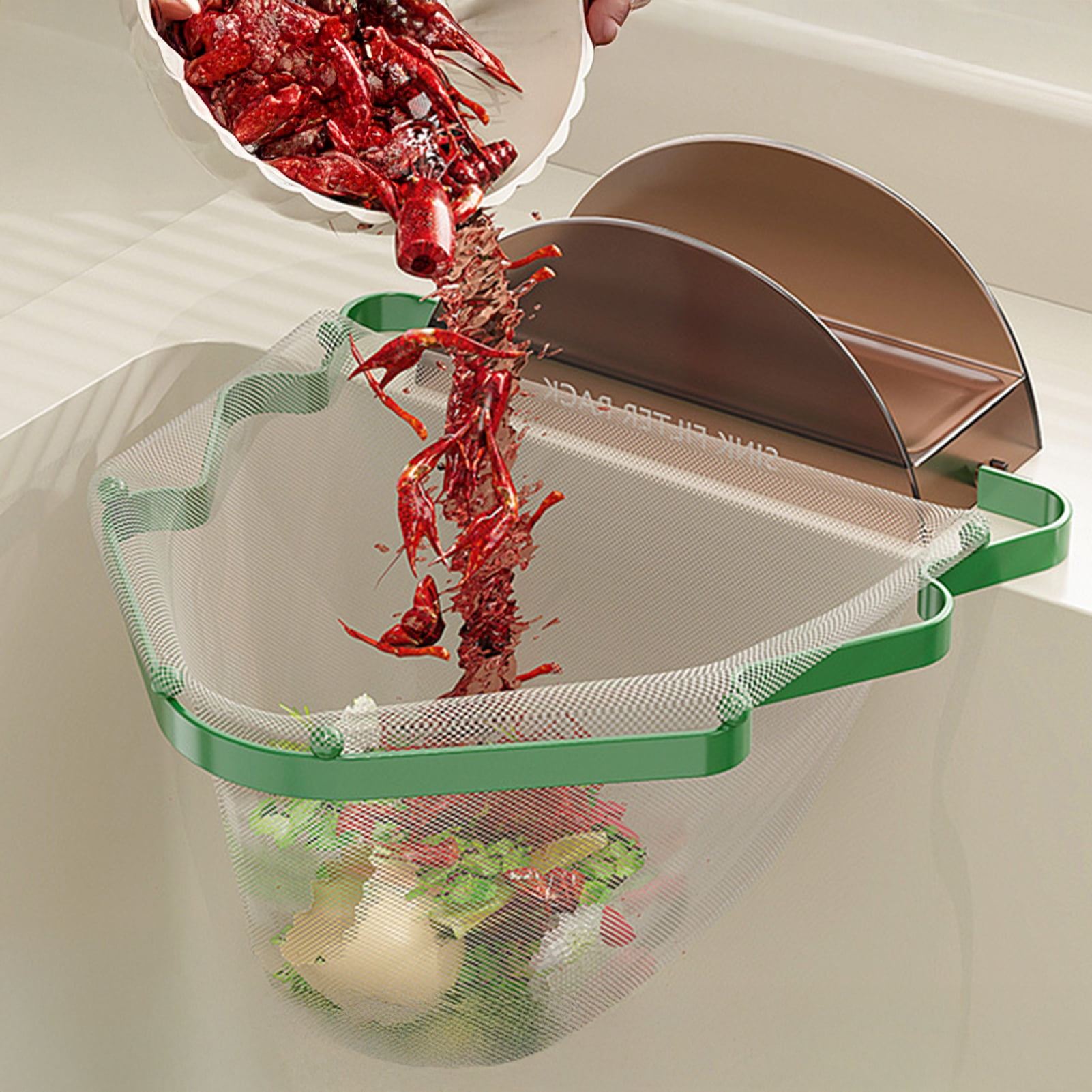 Taolixe Sink Filter Corner Rack 90-Degree Foldable Design ...