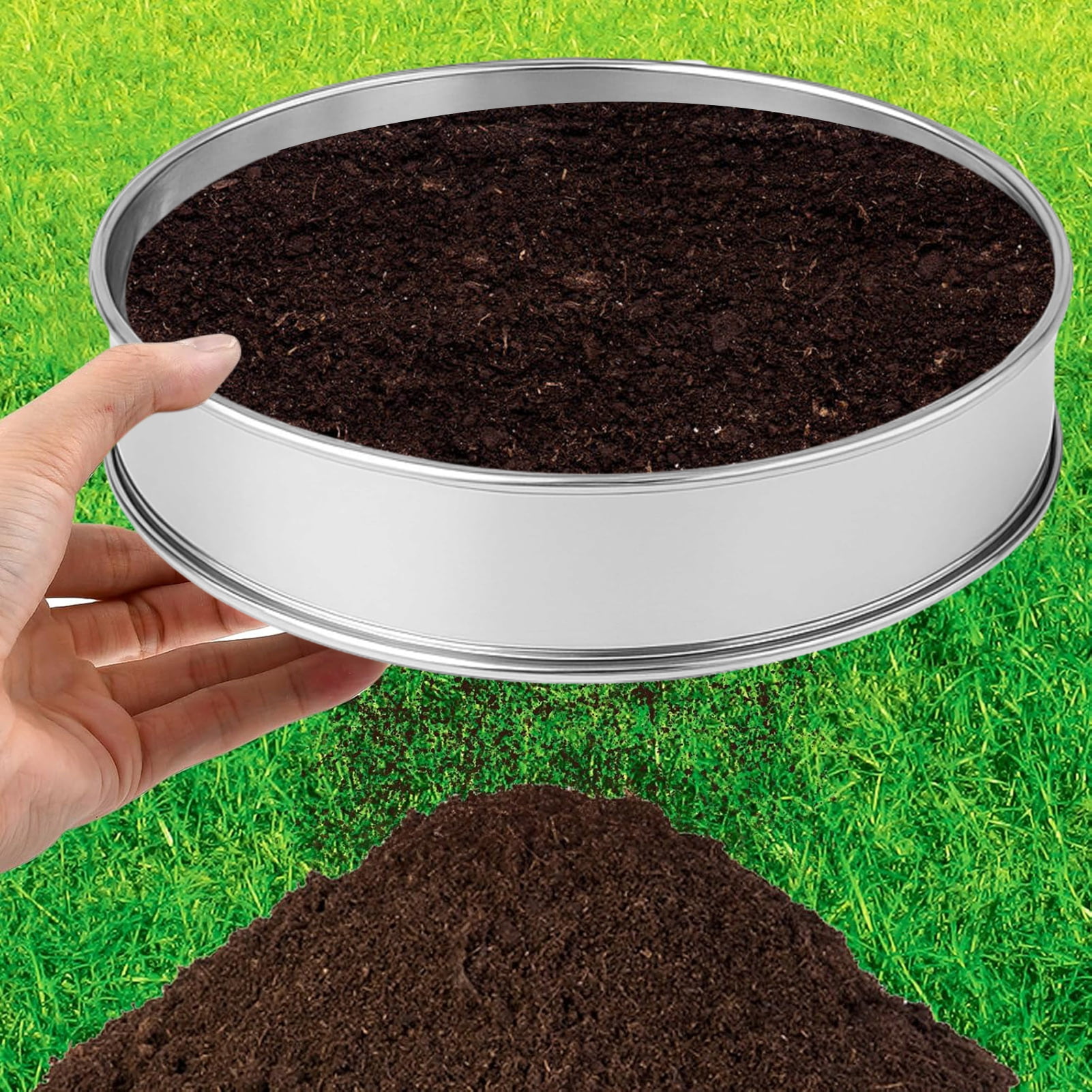 Taolixe Soil Sieve Set Stainless Steel Frame with 5 Interchangeable ...