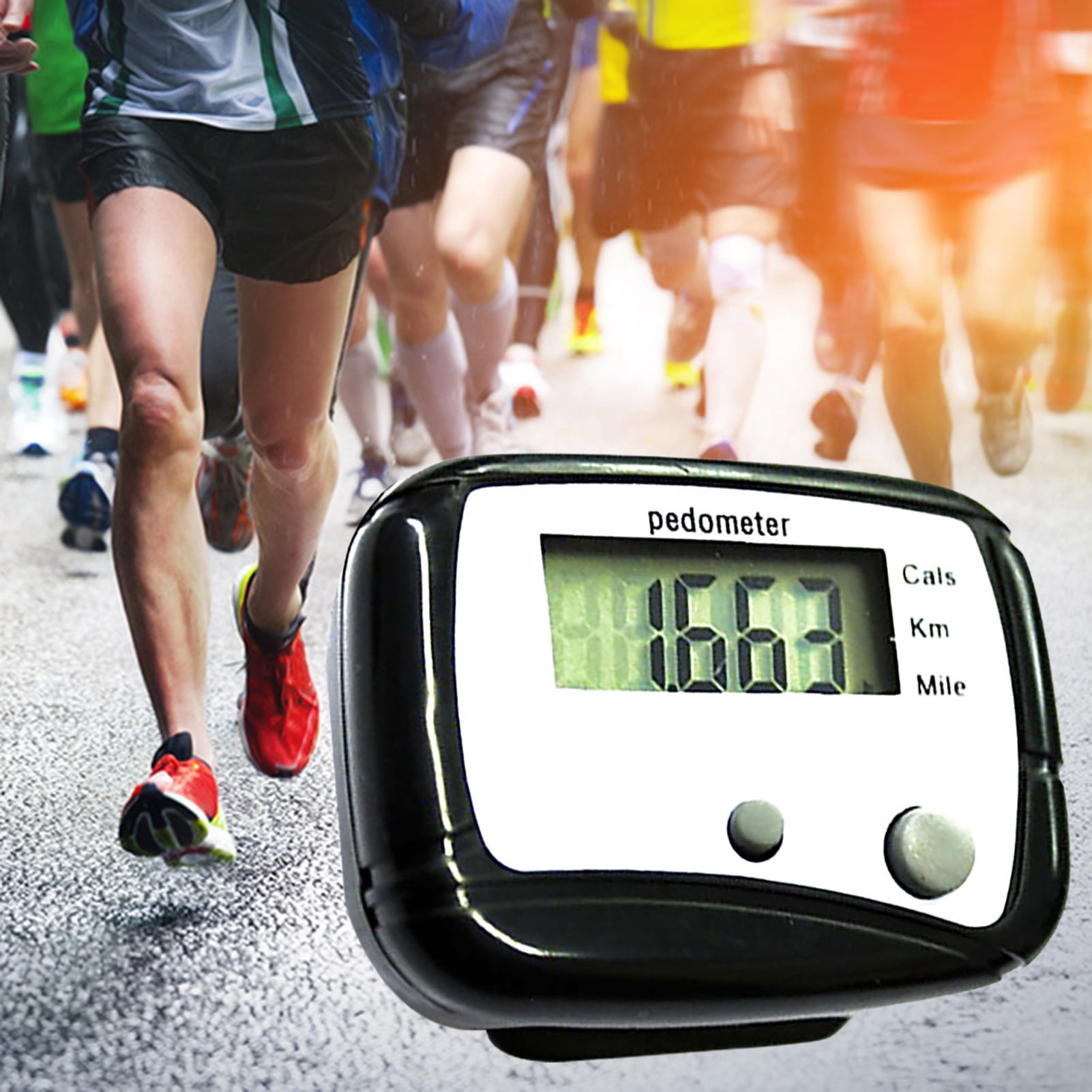 Taolixe Sports Pedometer Multi-functional Digital Pedometer Battery ...