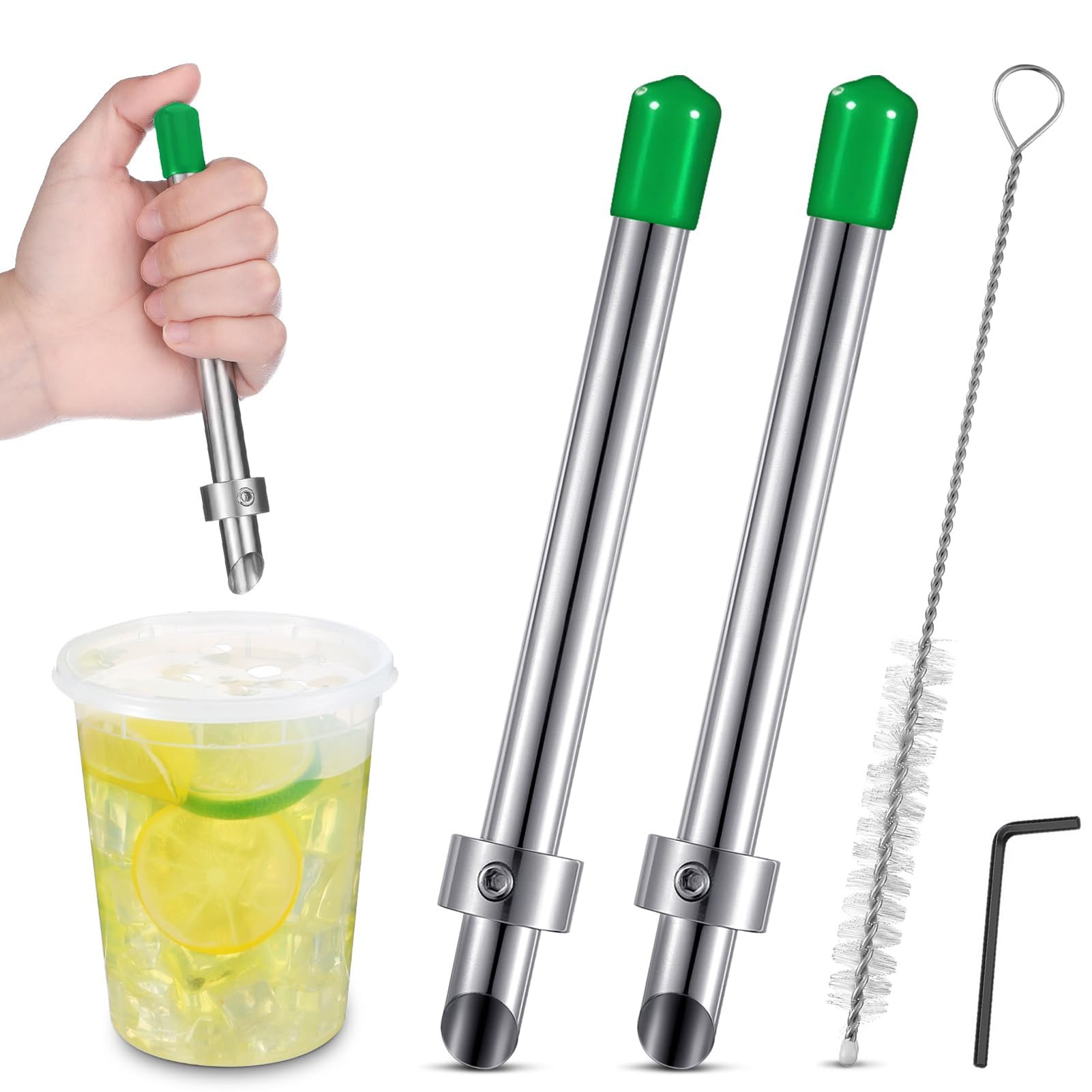 Taolixe Stainless Steel Puncher for Plastic Lids Beverage Cup Lid ...