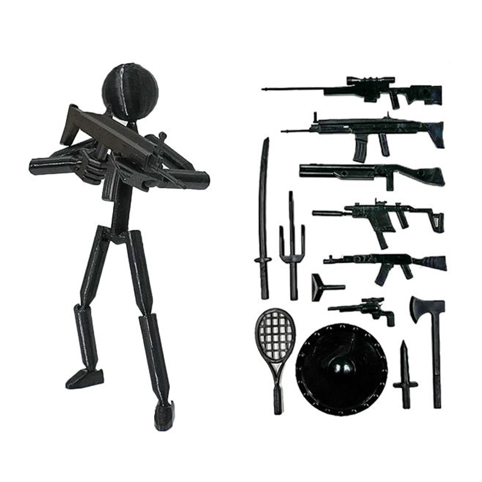Taolixe Stickman Ornament Multi-Purpose Action Figure Decor Mysterious ...