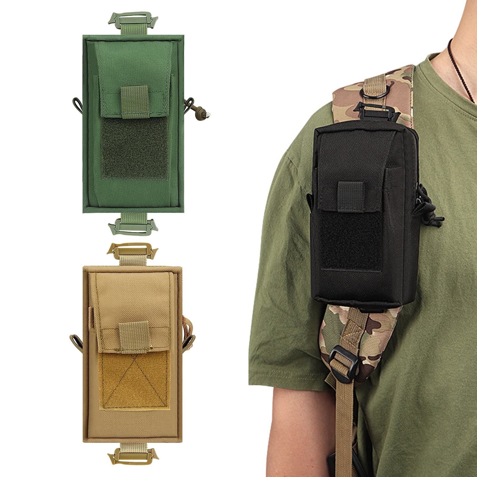 Taolixe Tactical Molle Accessory Pouch Backpack Shoulder Strap ...