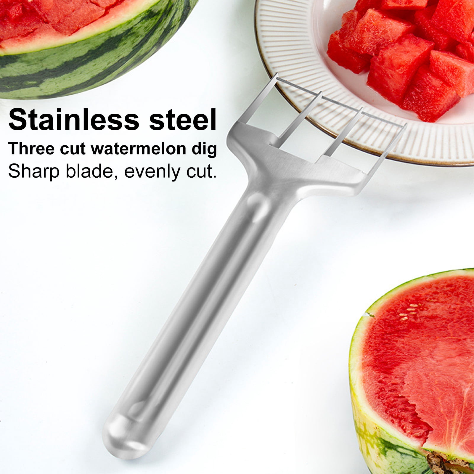 Taolixe Watermelon Cutter Slicer Stainless Steel Dual-Purpose Fruit ...