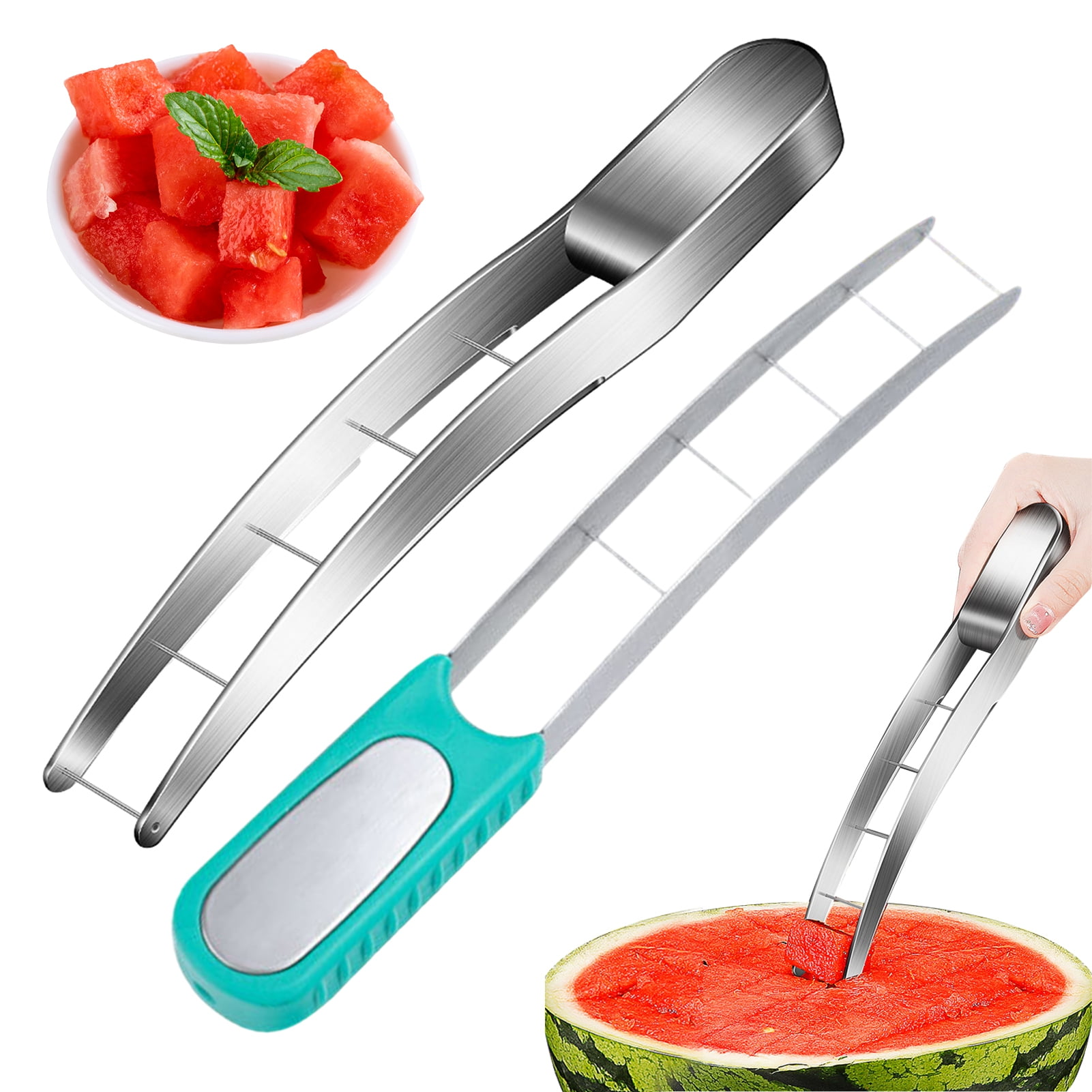 Taolixe Watermelon Cutter Slicer Stainless Steel Fruit Splitter with ...