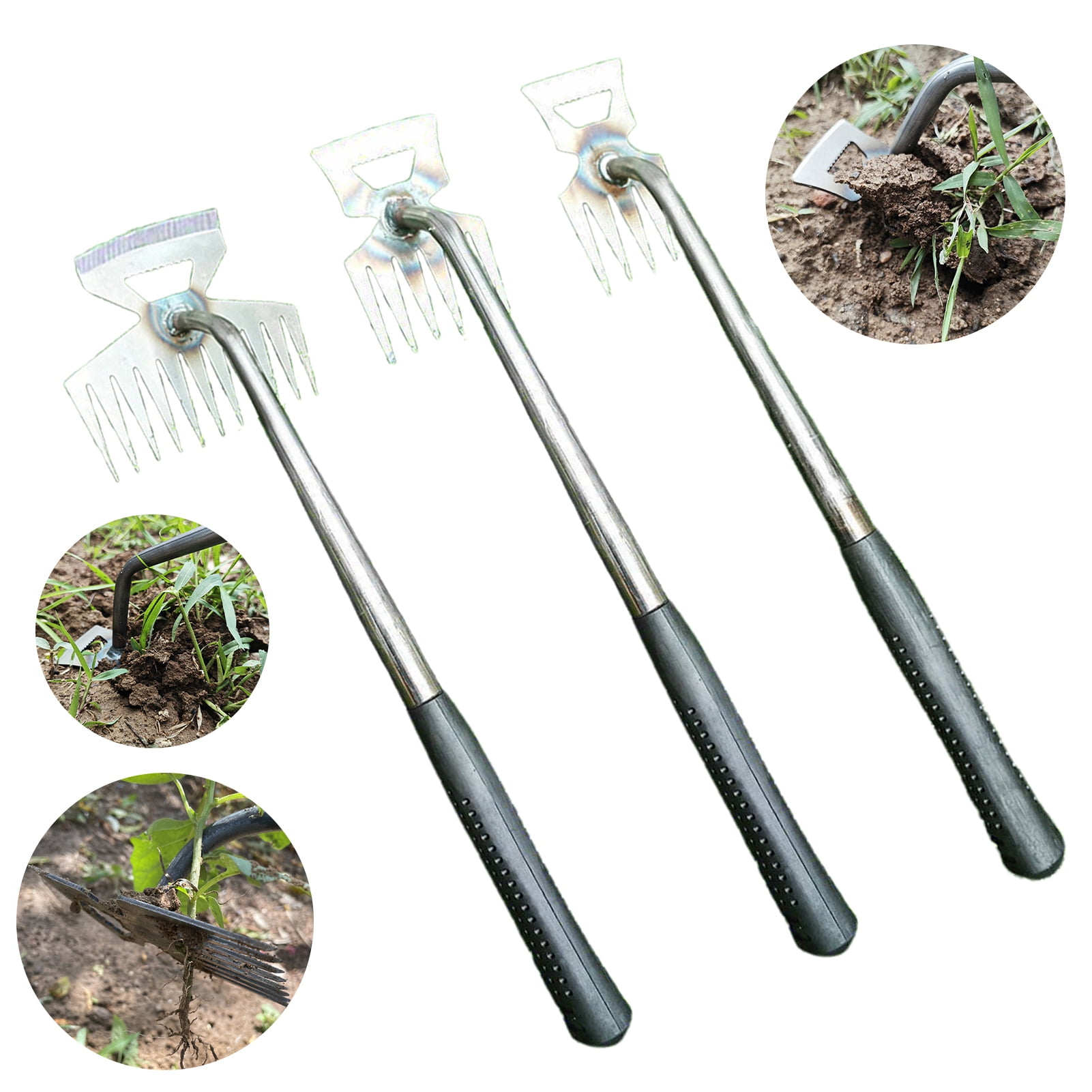 Taolixe Weed Puller Tool Manganese Steel Uprooting Weeding Tool Garden ...