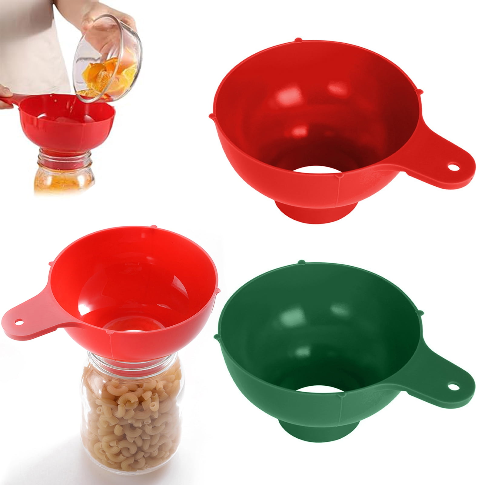 Taolixe Wide Mouth Funnel for Kitchen Lab Camping Food Grade Plastic ...