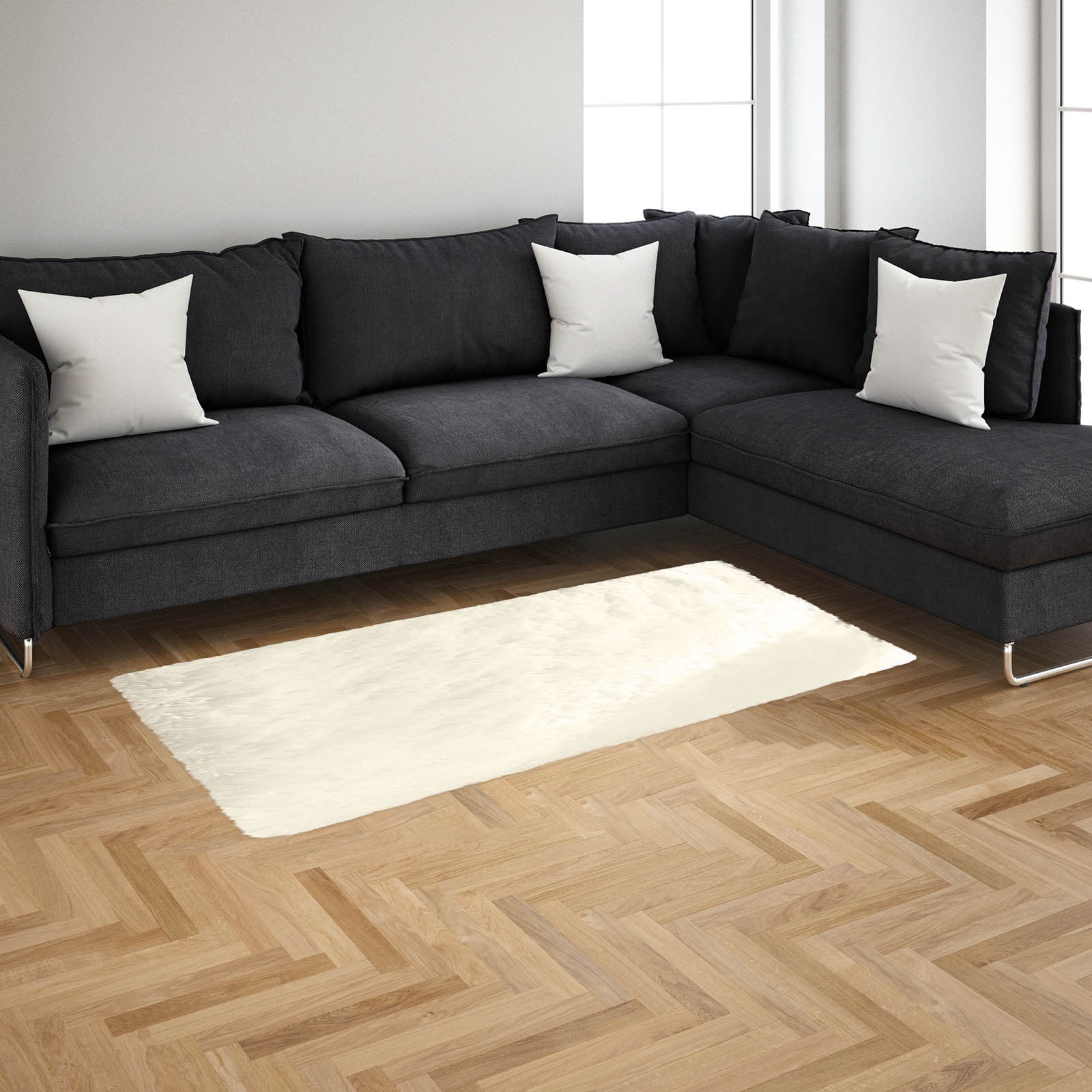 Beautynvta Area Rugs, Soft High Fluff Carpet Floor Rug, Plush Rug for ...