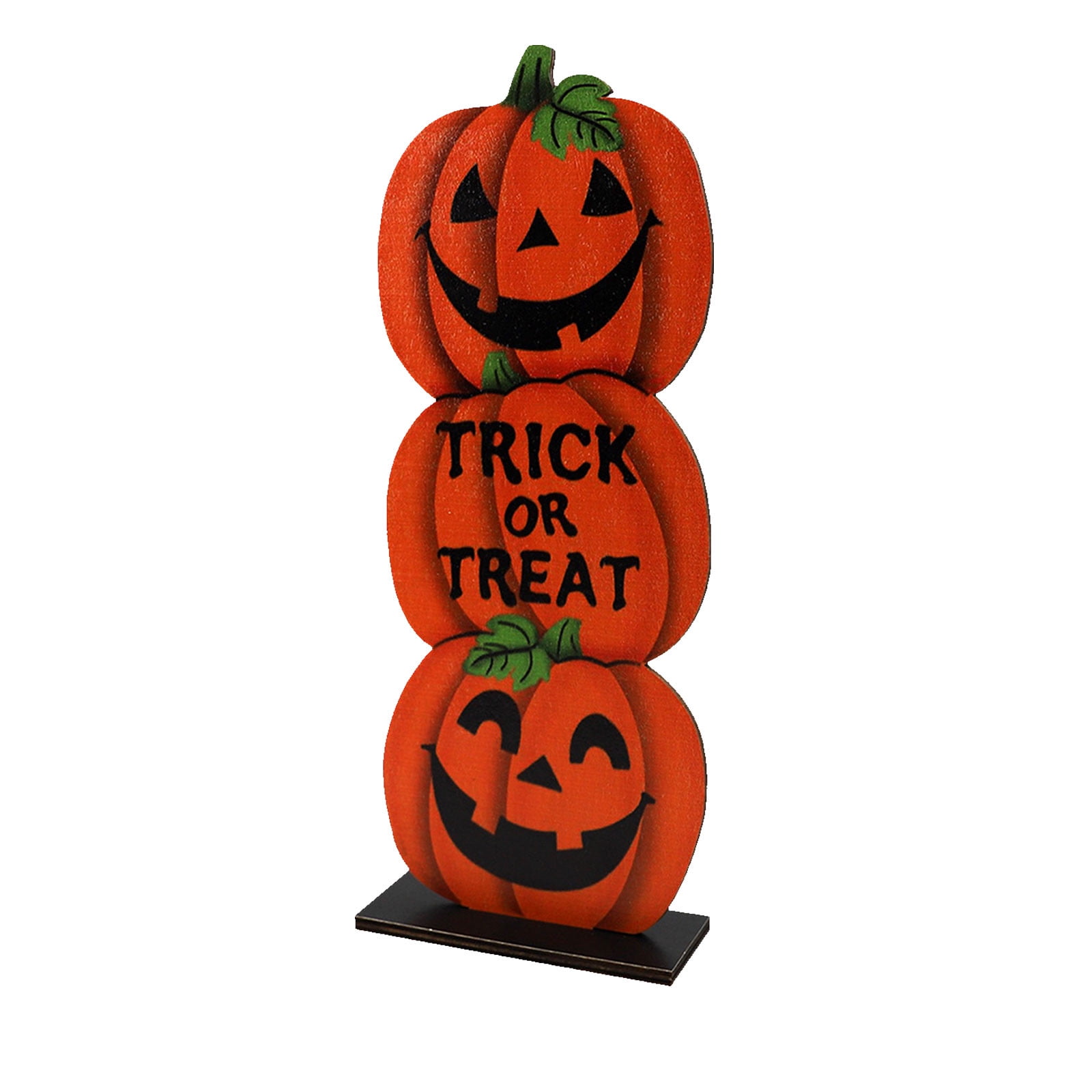 Beautynvta Halloween Wood Ornament, Cat Pumpkin Skull Vintage Halloween ...