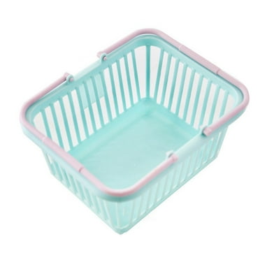 RBCKVXZ Mini Foldable Plastic Storage Basket for Organizing Crates with ...