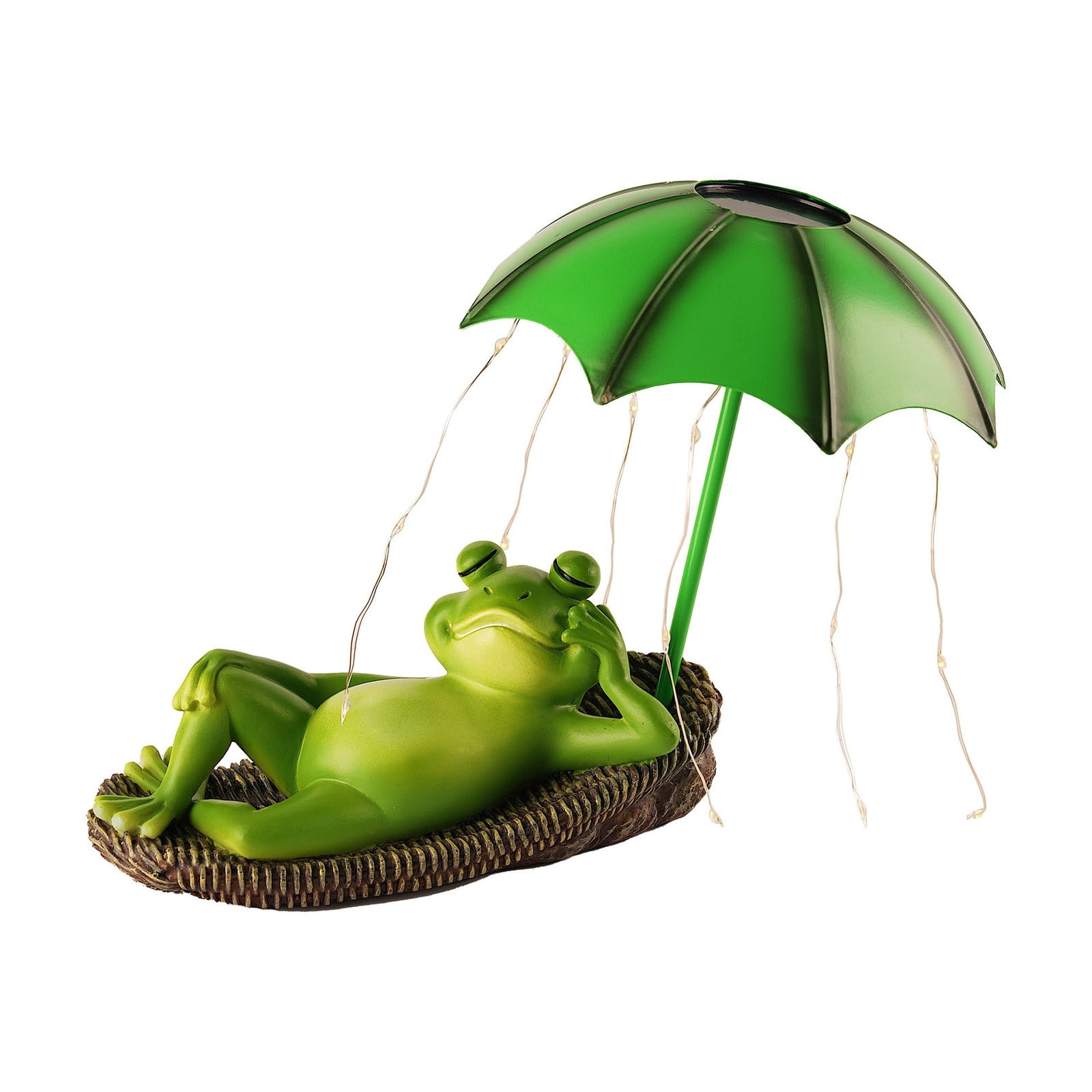 Beautynvta Clearance Solar Garden Frog Statues Light, Solar Resin Frog ...