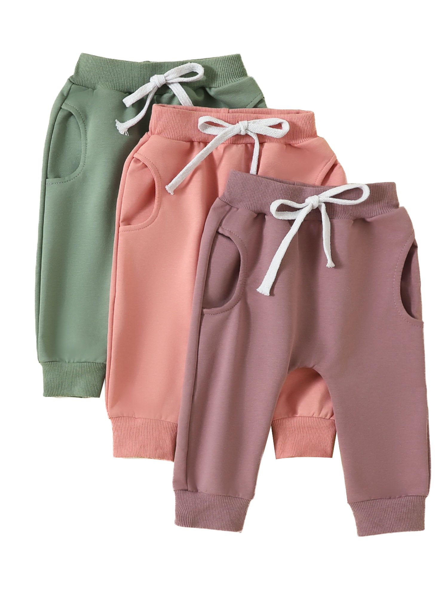 Taoocy Baby Pants Toddler Newborn Baby Boy Girl Sweatpants Long Joggers ...