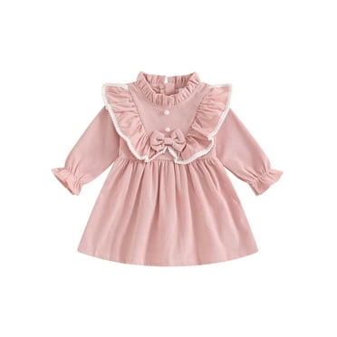 Younger Tree Baby Girl Fall Winter Dress Long Sleeve Turtleneck Vintage Knit Sweater Dress ...