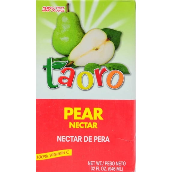 Taoro Pear Nectar, 32 fl oz - Walmart.com