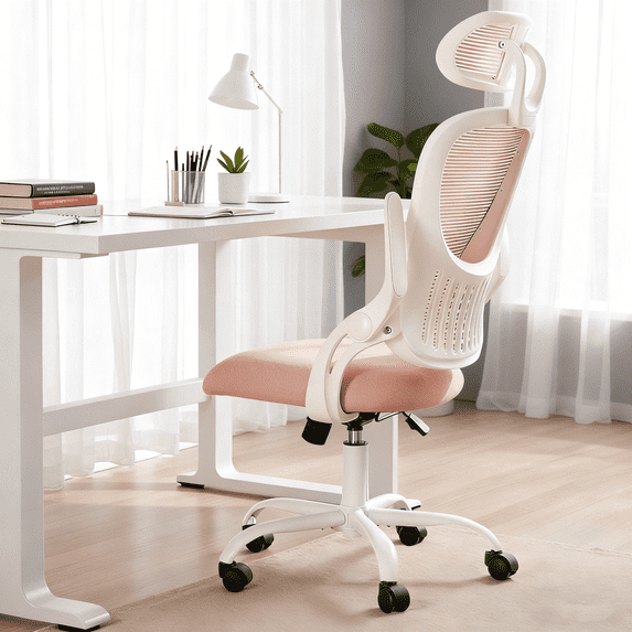 Taoset Ergonomic Computer Chair with Mesh Back - Adjustable Headrest ...
