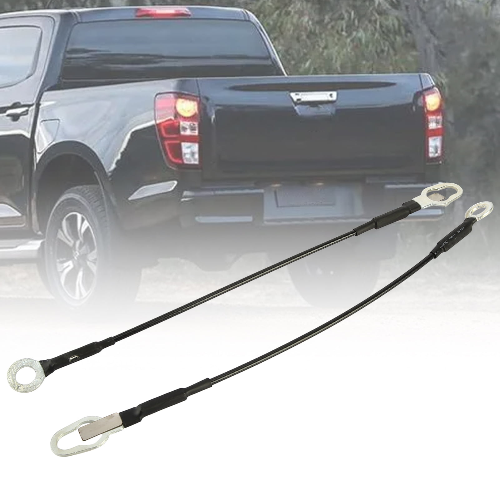 Taosunzt 1 Pair Tailgate Cable Sturdy Wear resistant PVC Tailgate Check ...