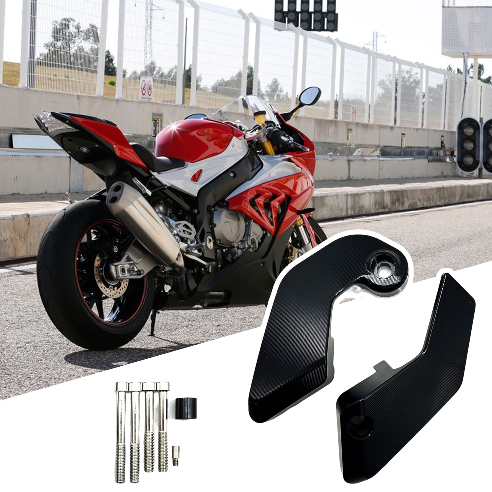 Taosunzt 1 Set Engine Guard Anti oxidation Smooth Surface Motorcycle ...