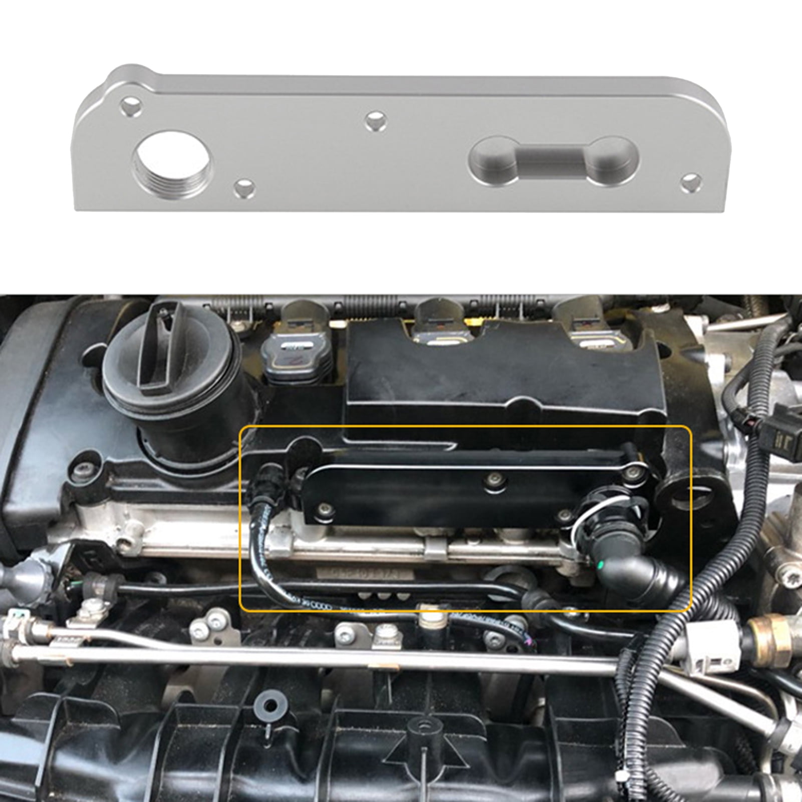 Taosunzt 1 Set PCV Adapter Strengthening Easy Installation Aluminum ...