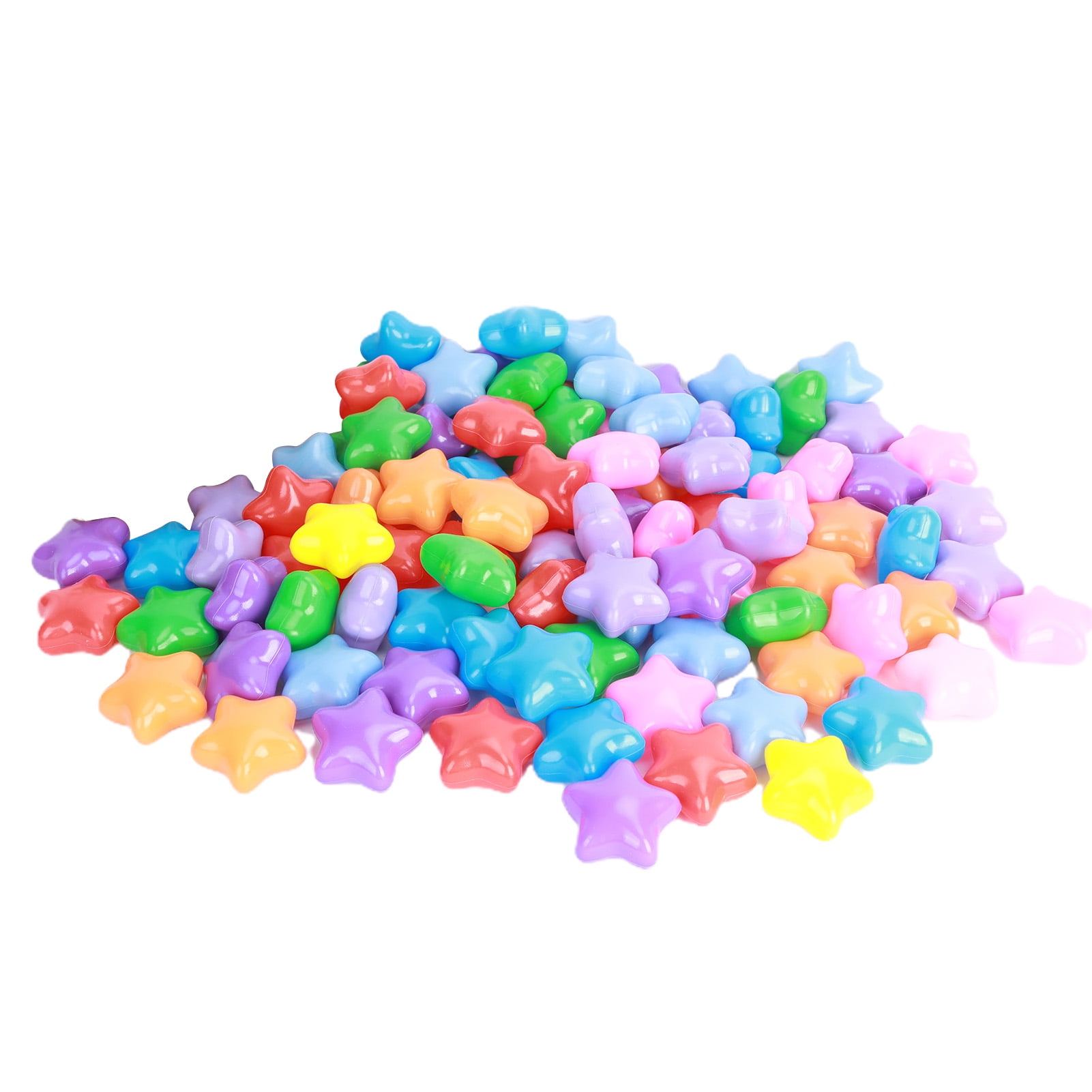 Taosunzt 100Pcs Baby Ball Pits Flexible Colorful Pentagram/Heart Ocean ...