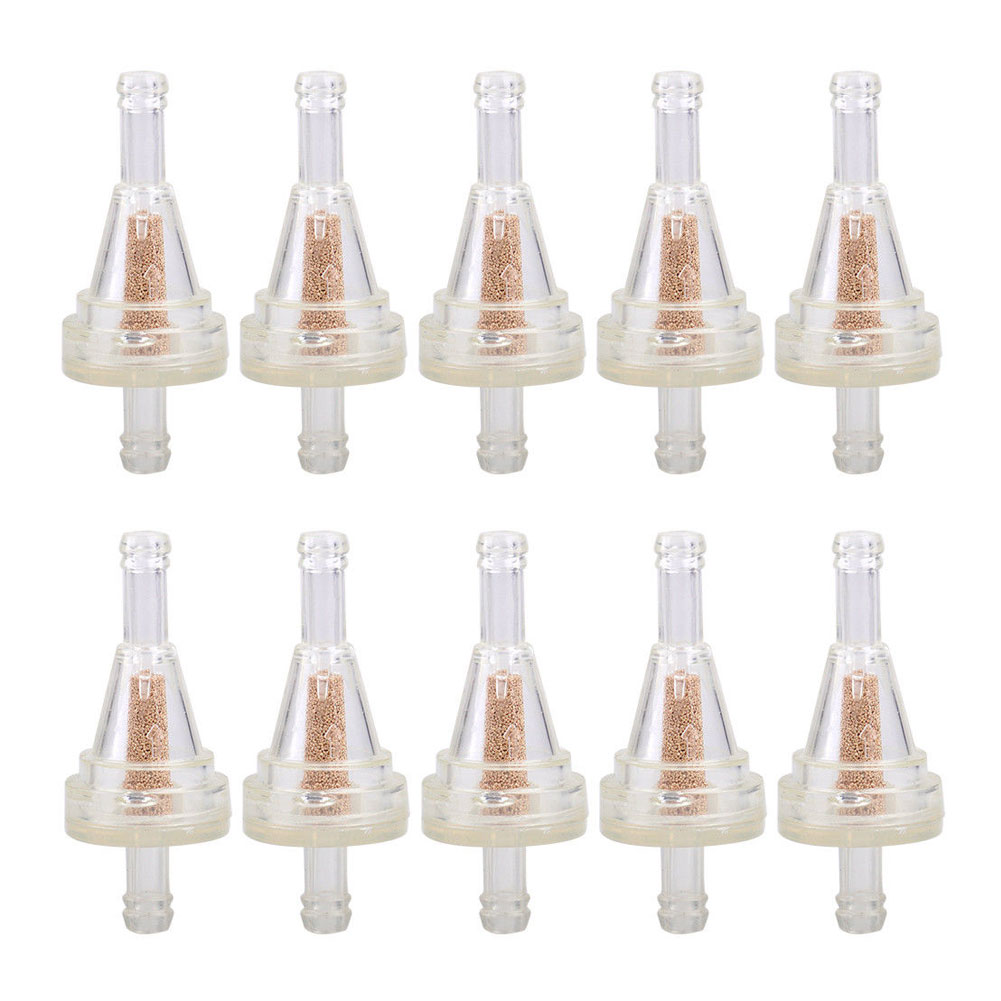 Taosunzt 10Pcs Universal Clear Gas In Line Fuel Filter Snowmobile Dirt ...