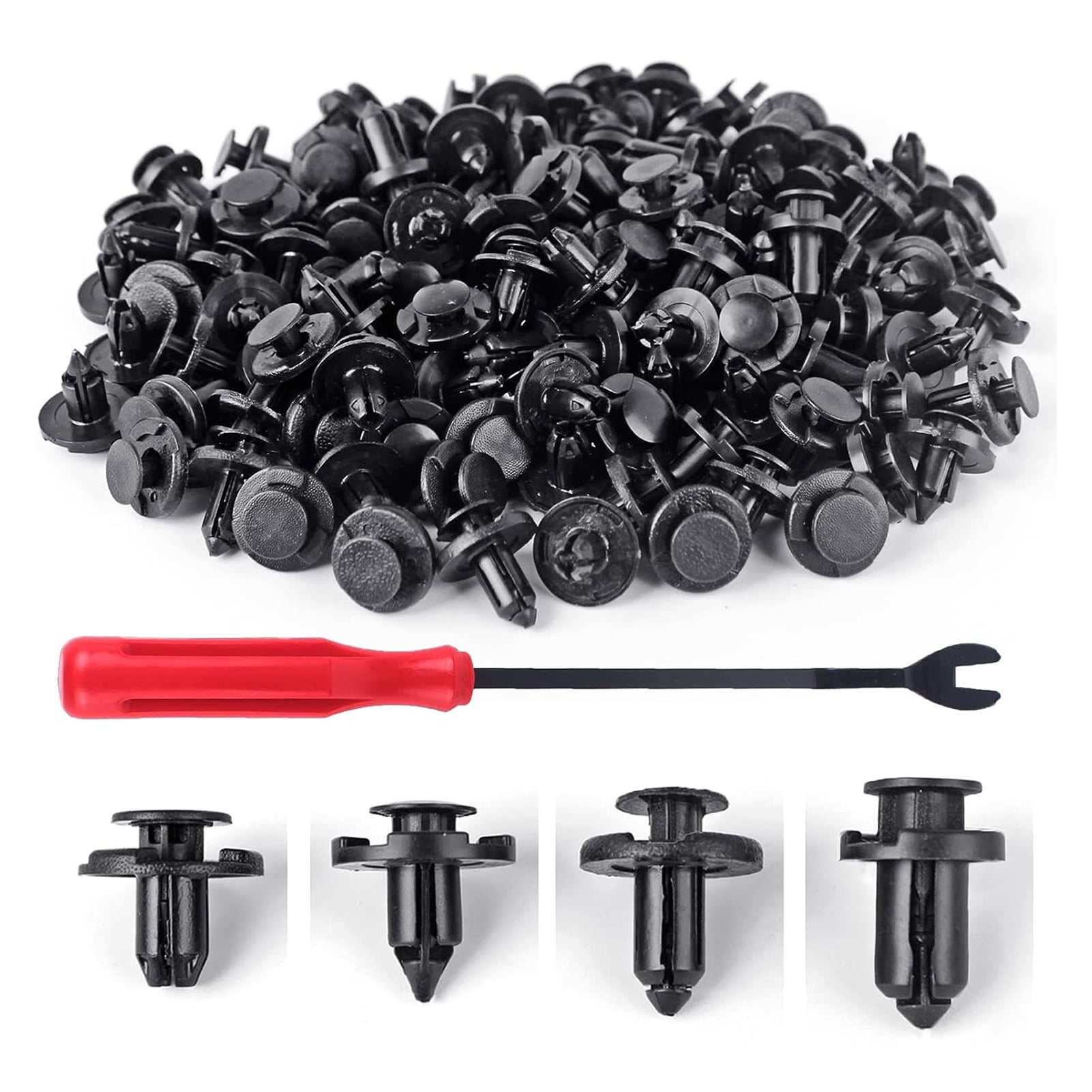 Taosunzt 120Pcs Bumper Clips Push Type Car Clips Plastic Rivets ...