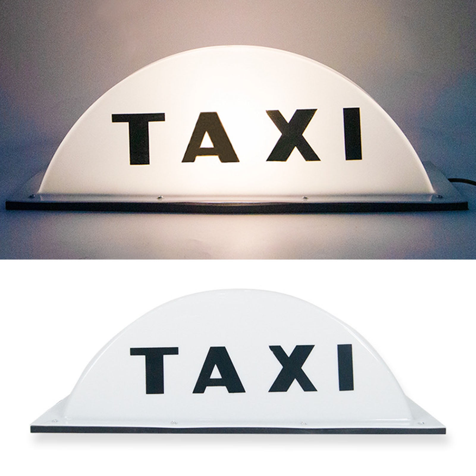 Taosunzt 12V Taxi Cab Sign Roof Top Topper Auto Magnetic Lamp LED Light ...