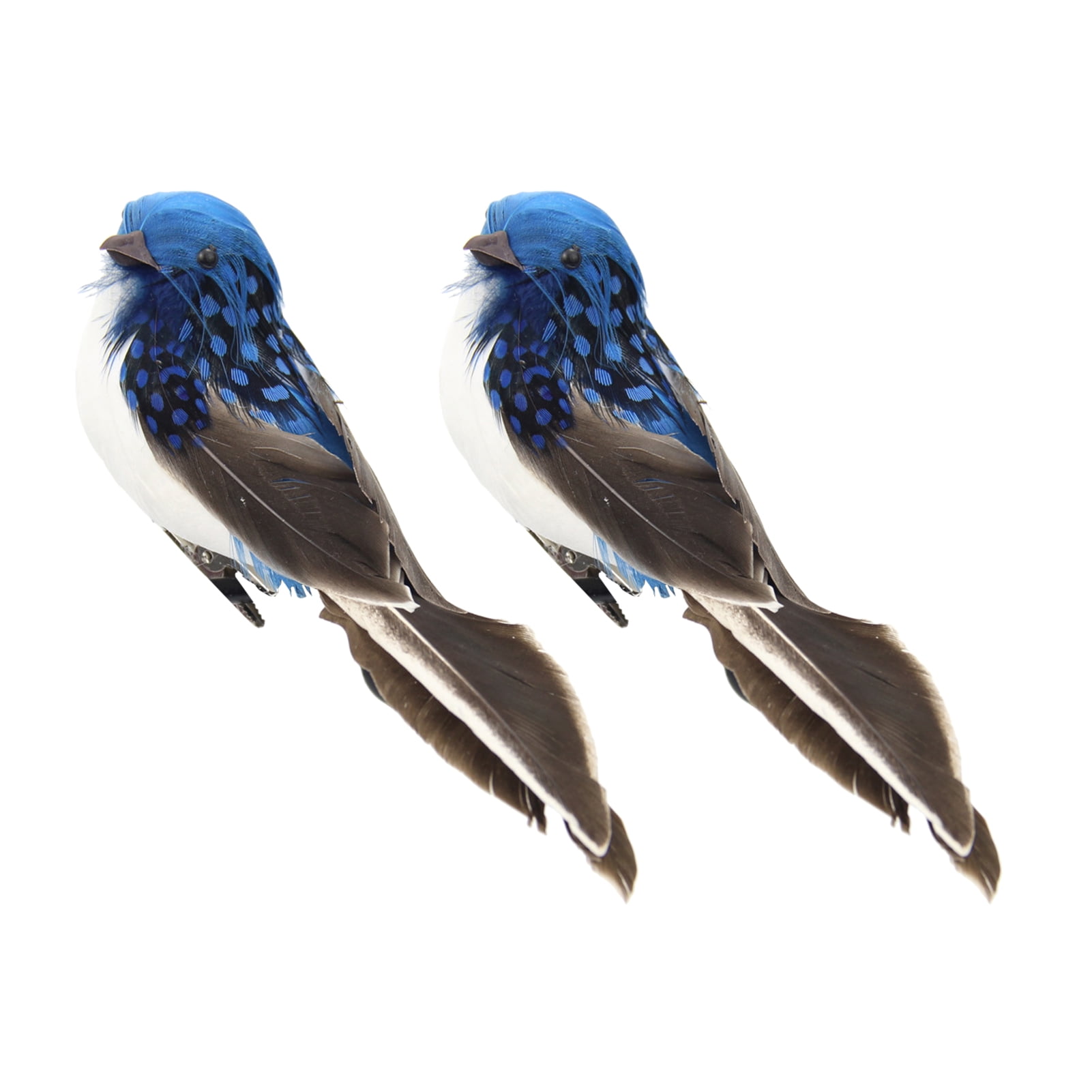 Taosunzt 2Pcs Artificial Bird Ornaments Realistic Looking Adorable ...