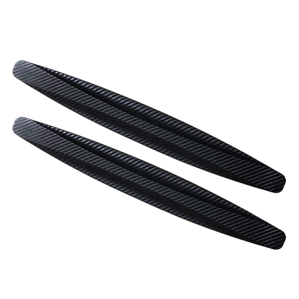Taosunzt 2Pcs Carbon Fiber Texture Car SUV Bumper Edge Guard Strip Anti ...