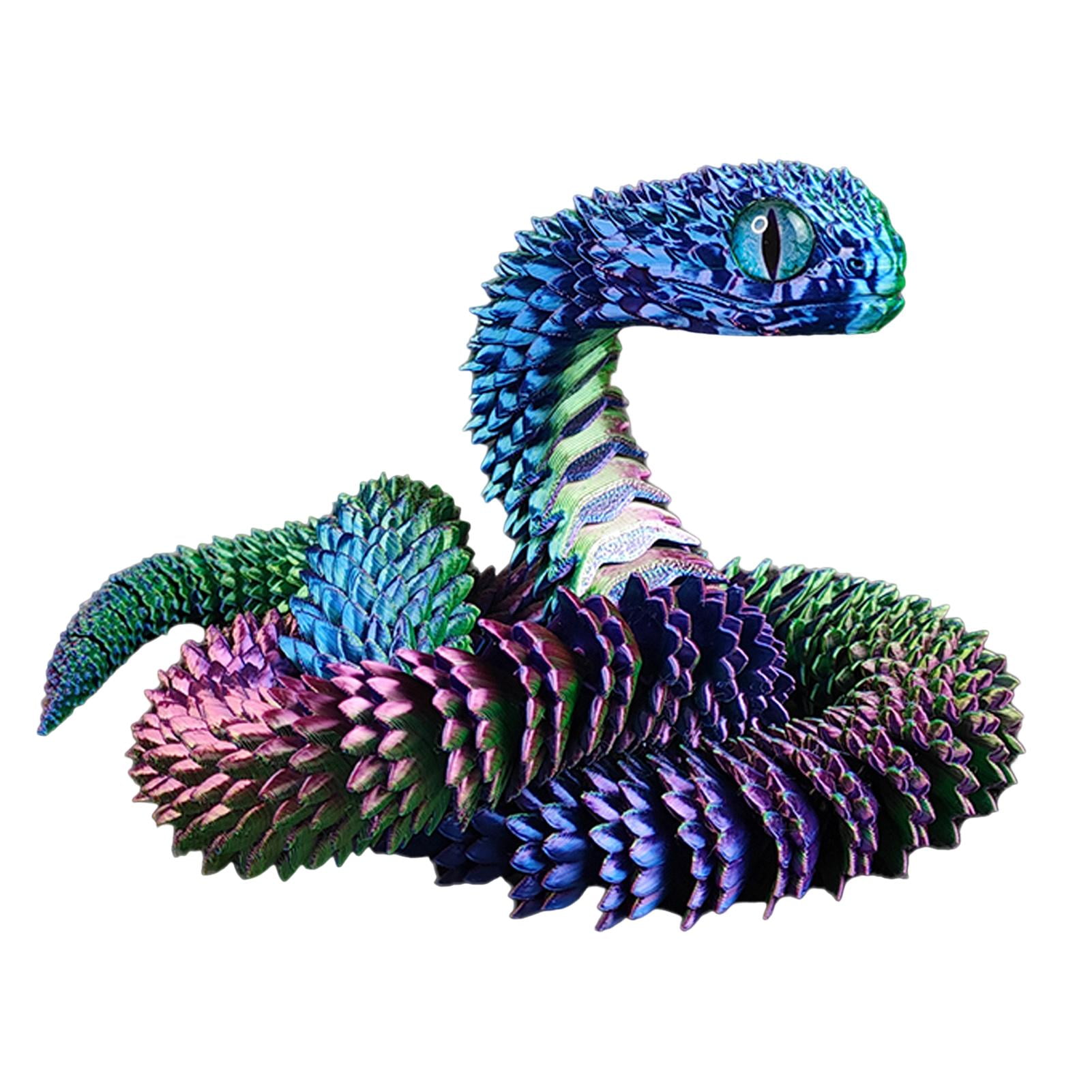 Taosunzt 3D Printed Animals Articulated Simulated Snake Stress Relief ...