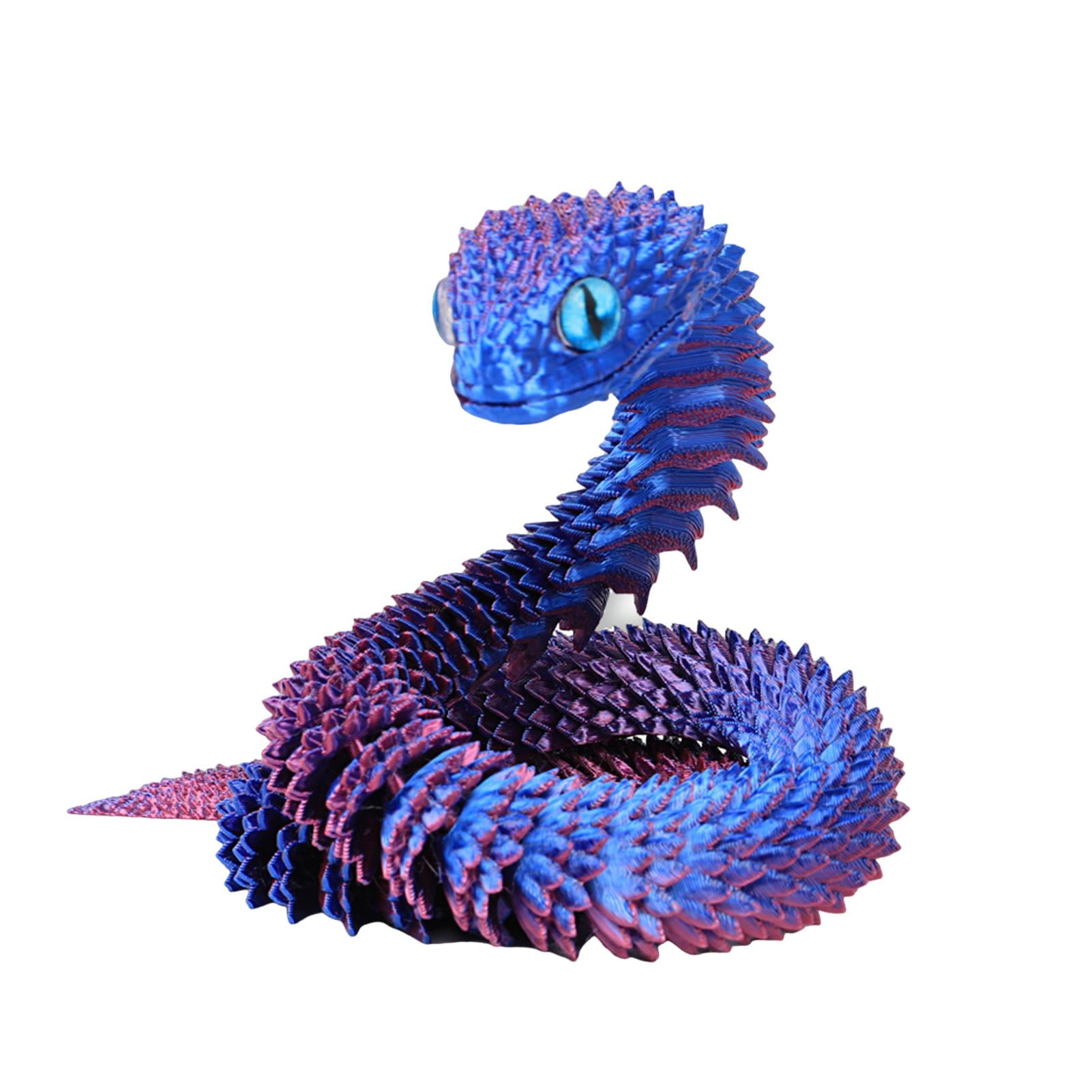 Taosunzt 3D Printed Animals Articulated Simulated Snake Stress Relief ...