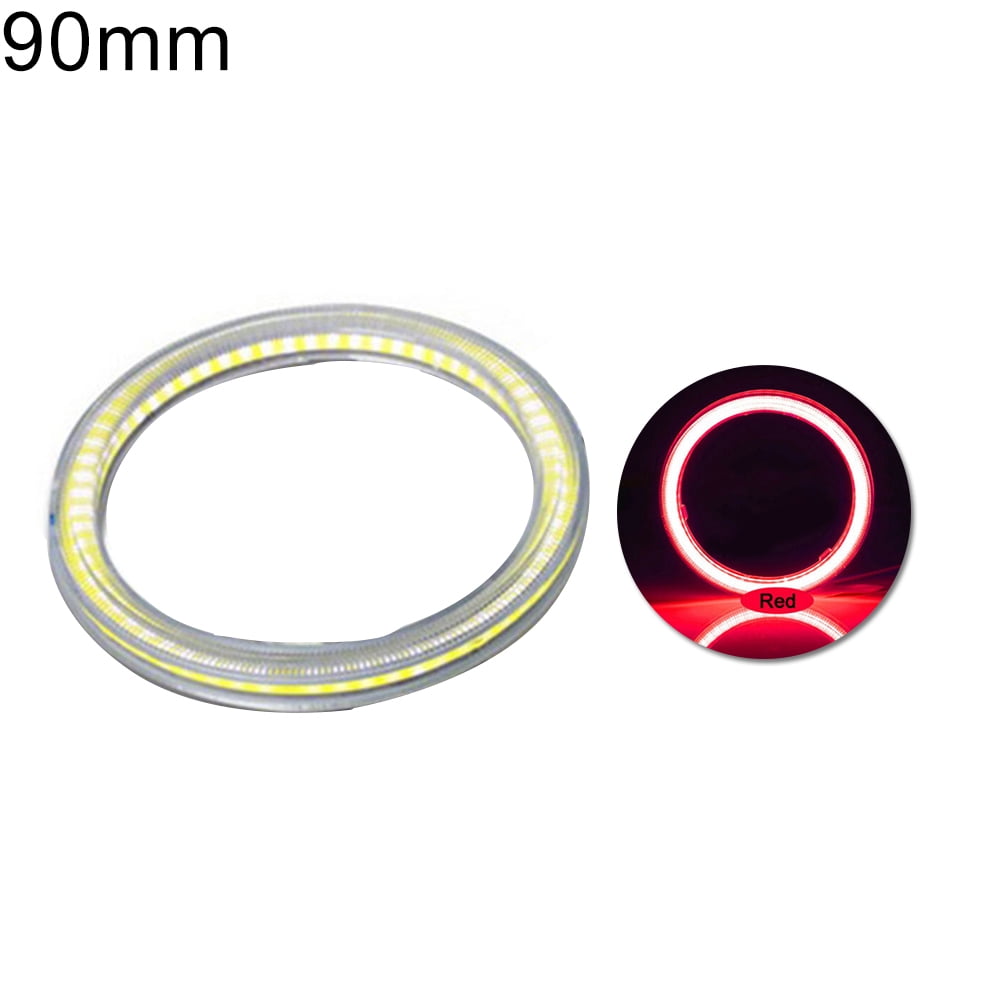 Taosunzt 60mm-120mm Car Vehicle Universal COB Angel Eye LED Ring Light ...