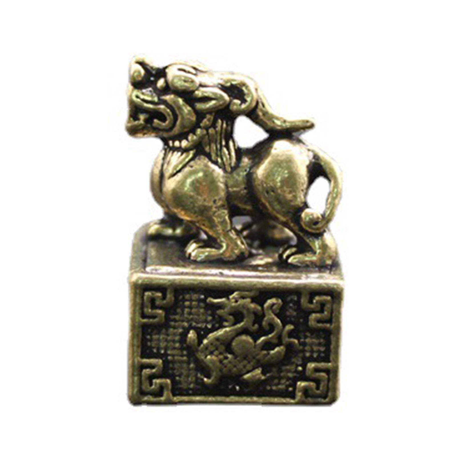Taosunzt Animal Seal Statue Auspicious Design Rust-proof Copper Four ...
