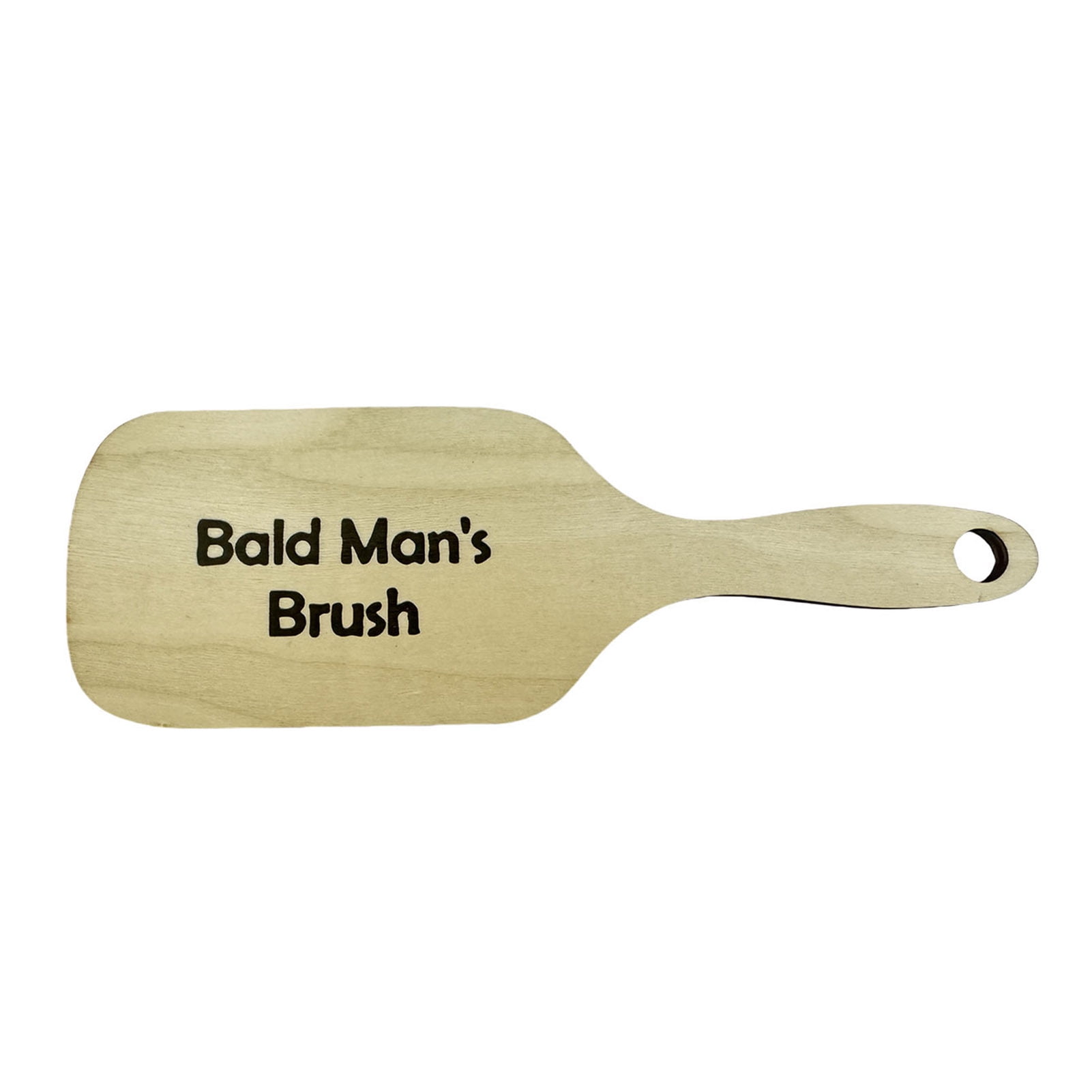 Taosunzt Bald Man's Comb Funny Wooden Toothless Comb Brush Bald Hair ...