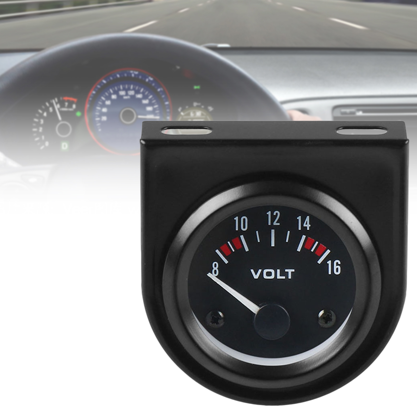Taosunzt Car Gauge Sensitive Install Easily ABS Autogage Voltage Gauge ...