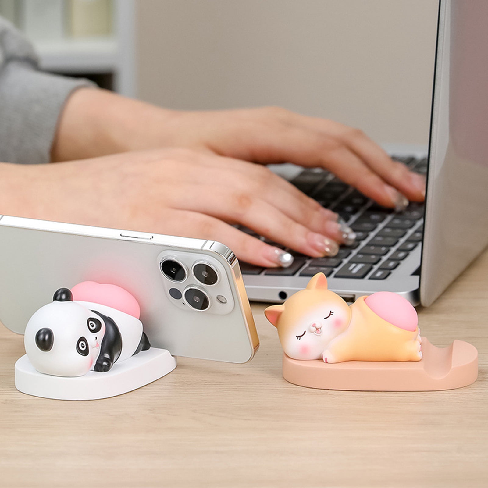 Taosunzt Cartoon Animal Cell Phone Holder with Stress Relief Elastic ...